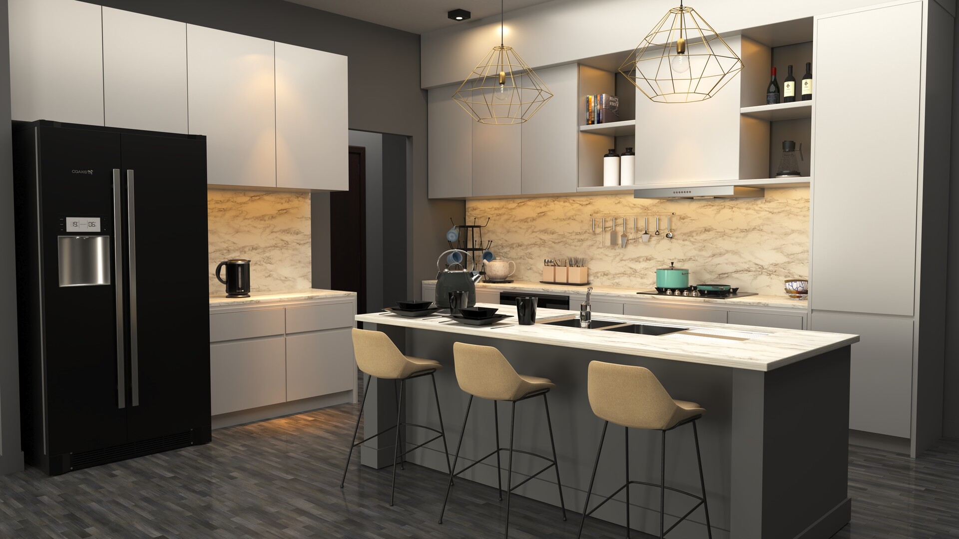 ArtStation - 3D Kitchen