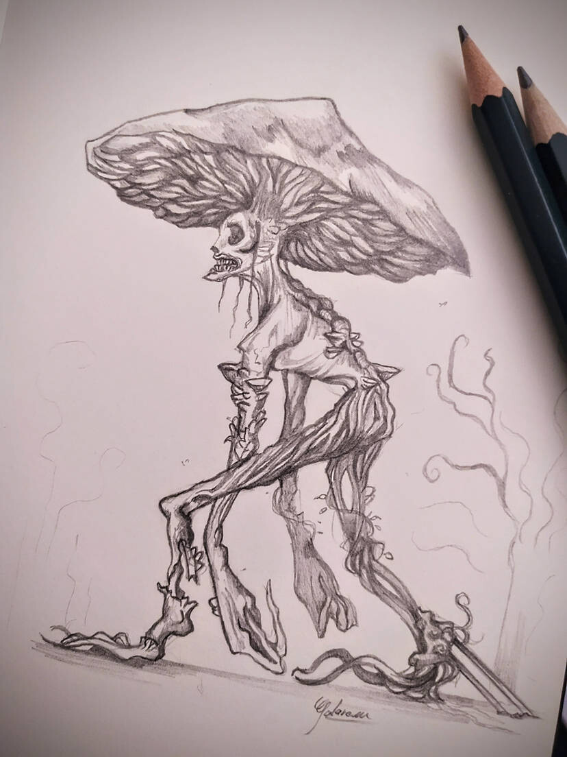 ArtStation - Mushrooms, but dead