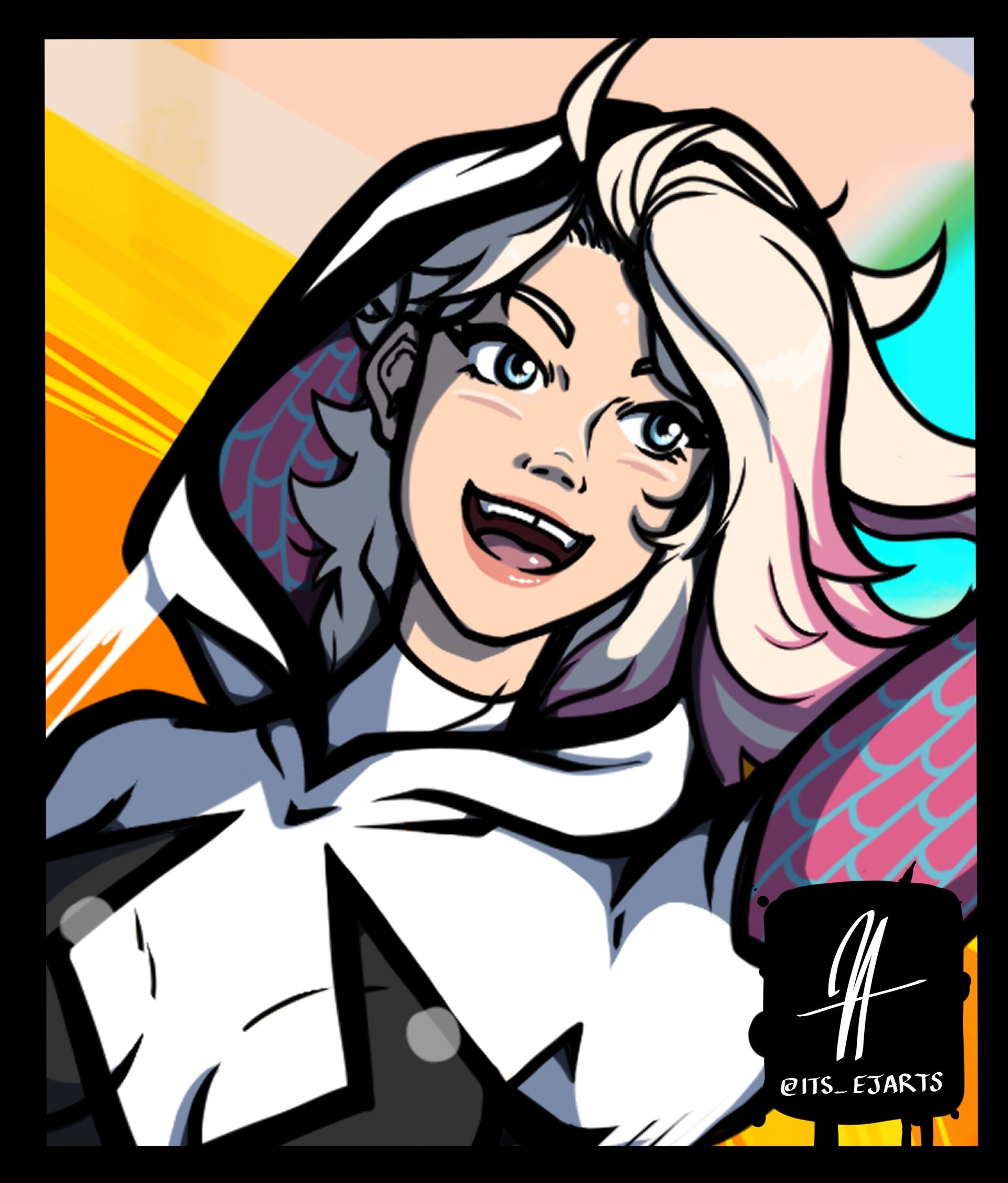 Edwin Jun Han (Its_EJarts) - Fan Art: Spider Gwen