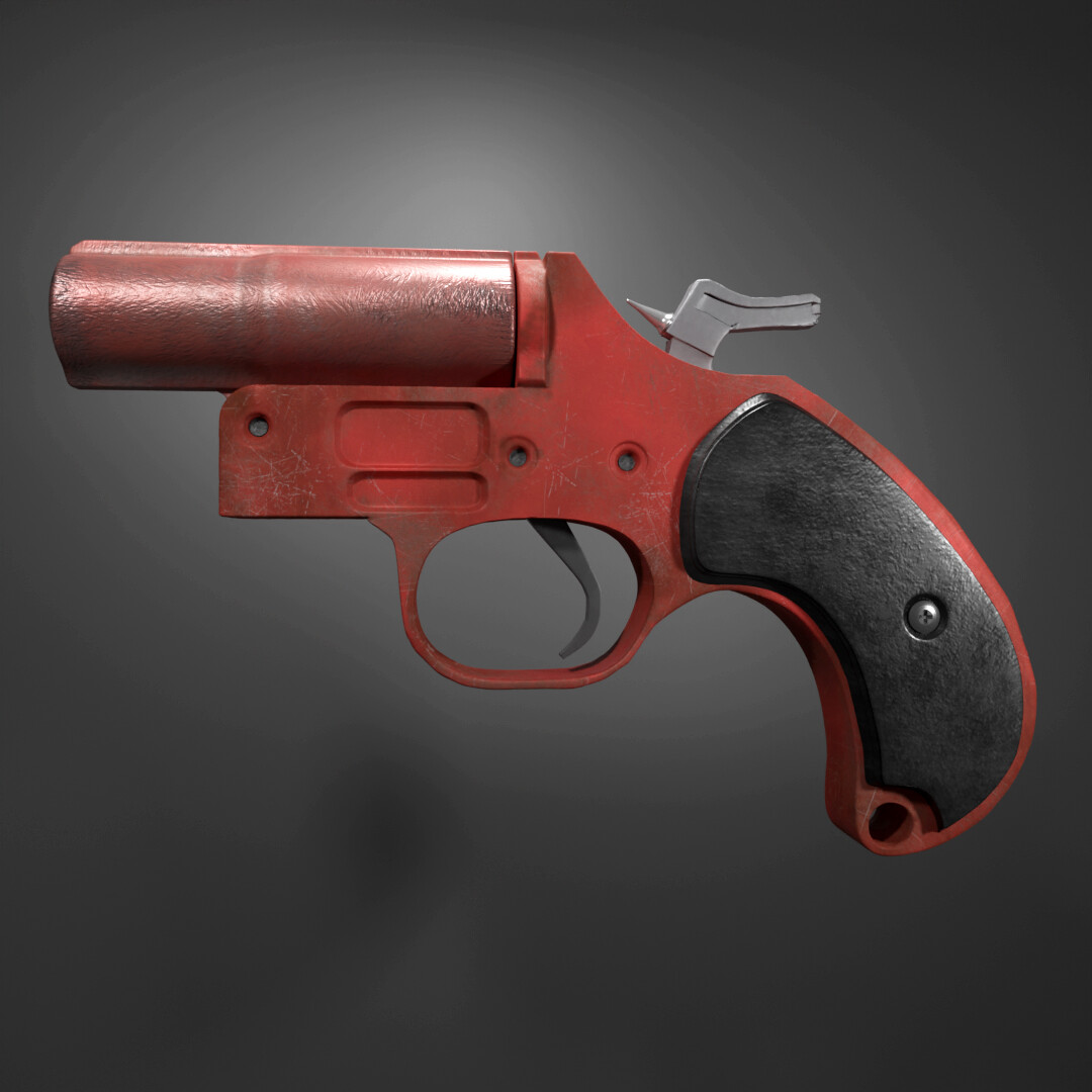 ArtStation - Flare Gun from PUBG