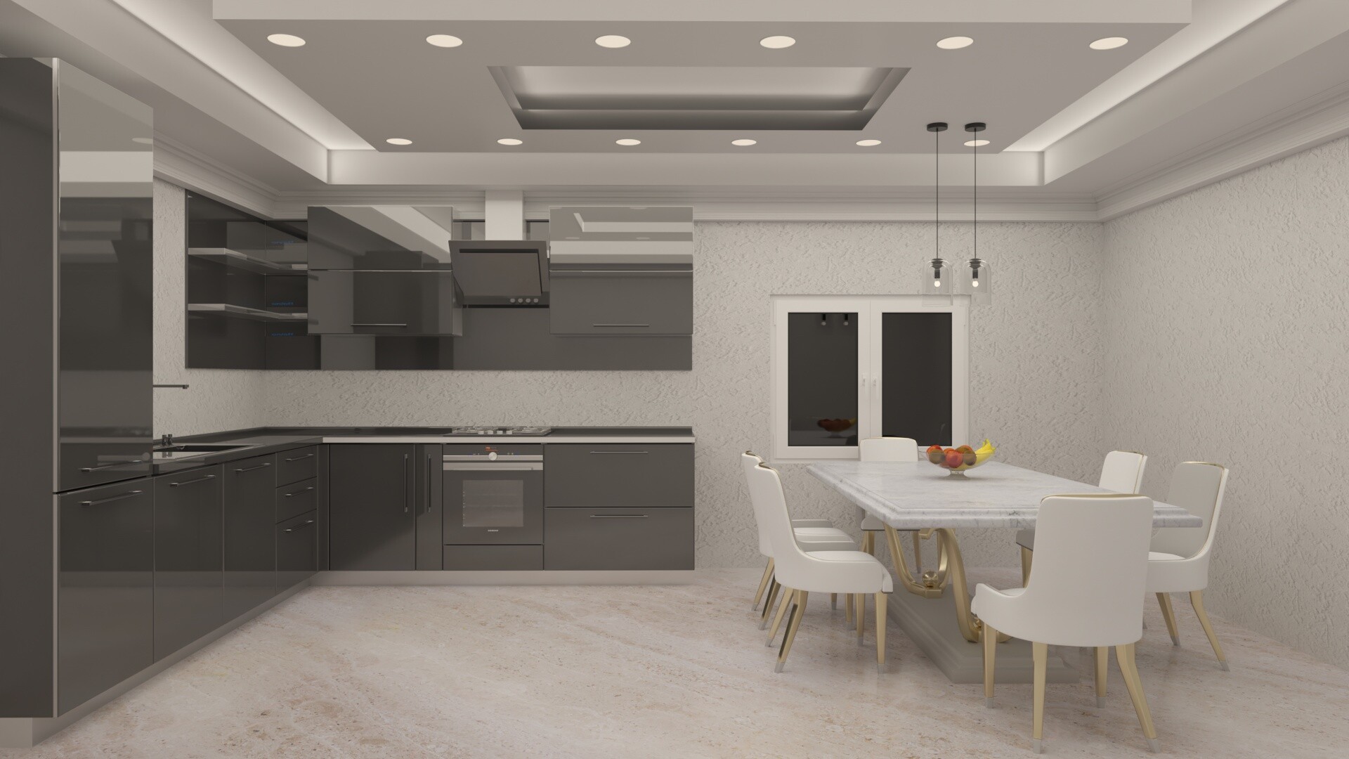 ArtStation - Kitchen Interior Design