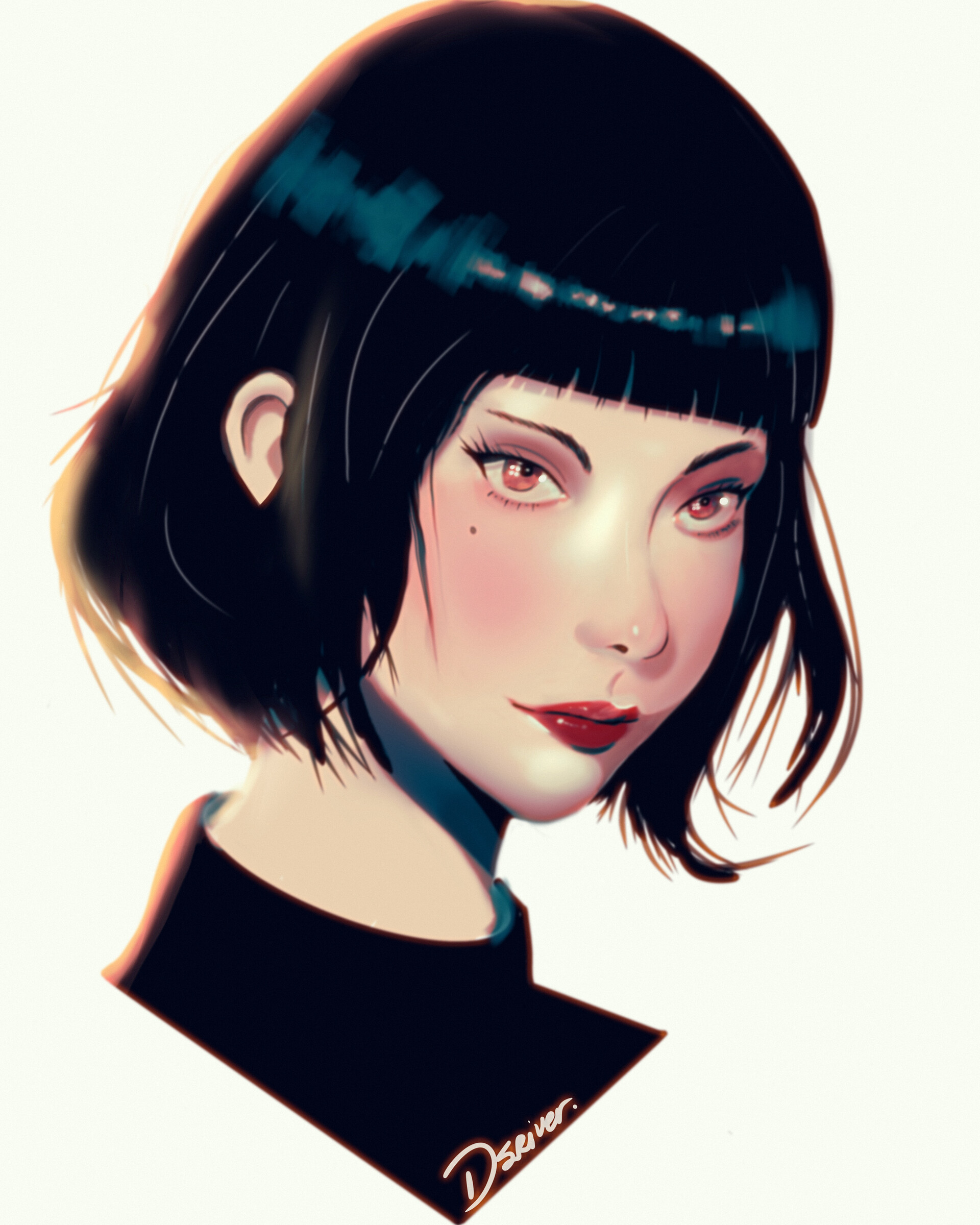 ArtStation - Goth Girl Concept