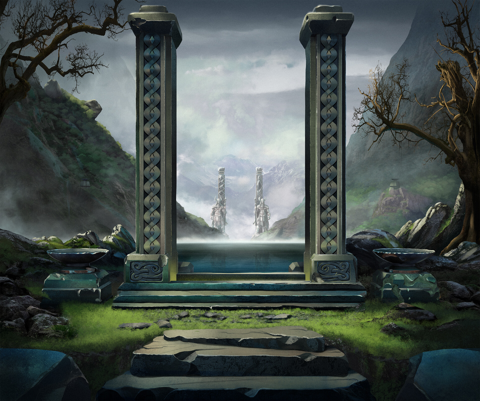 ArtStation - Gates to Valhall