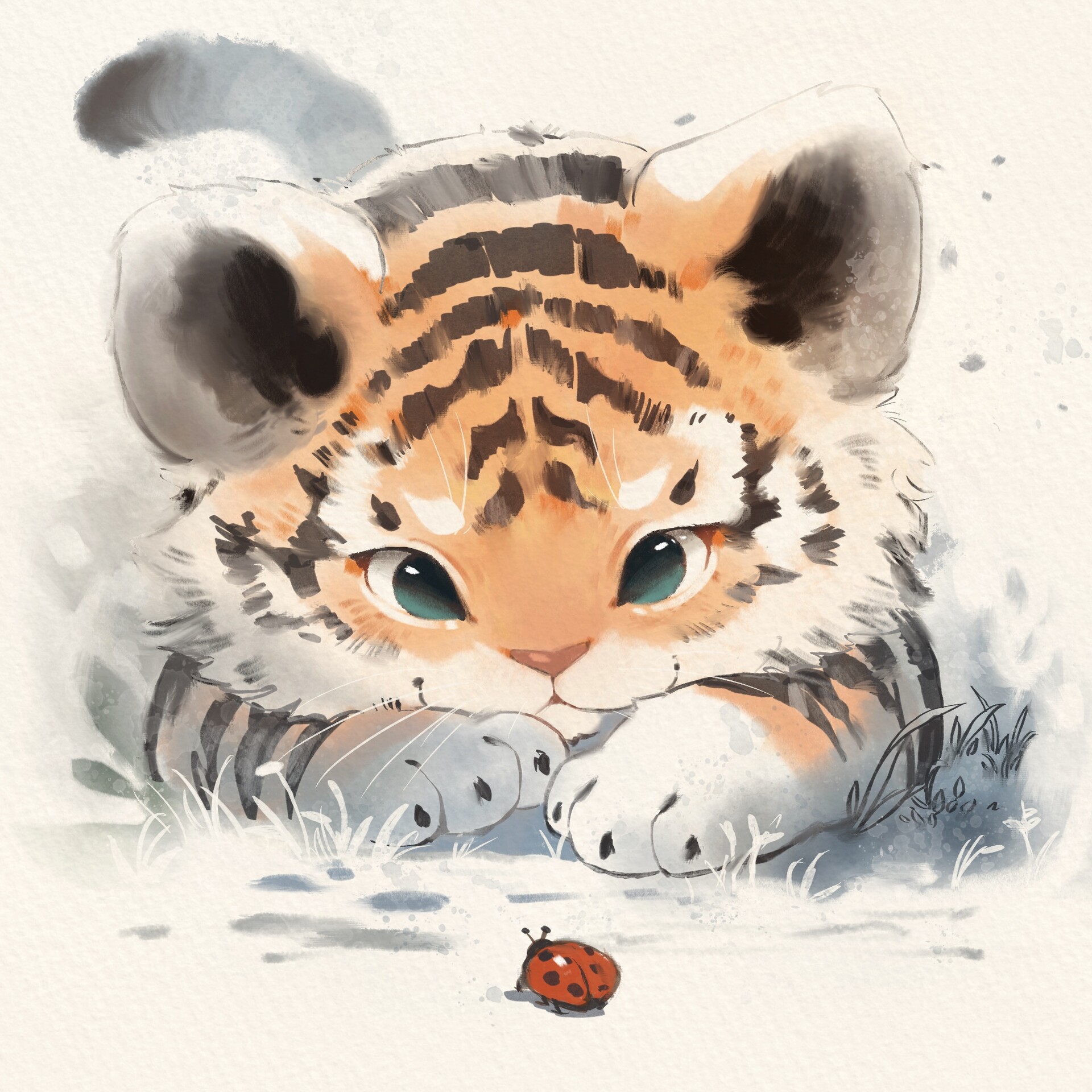 ArtStation - Tiger meets Bug