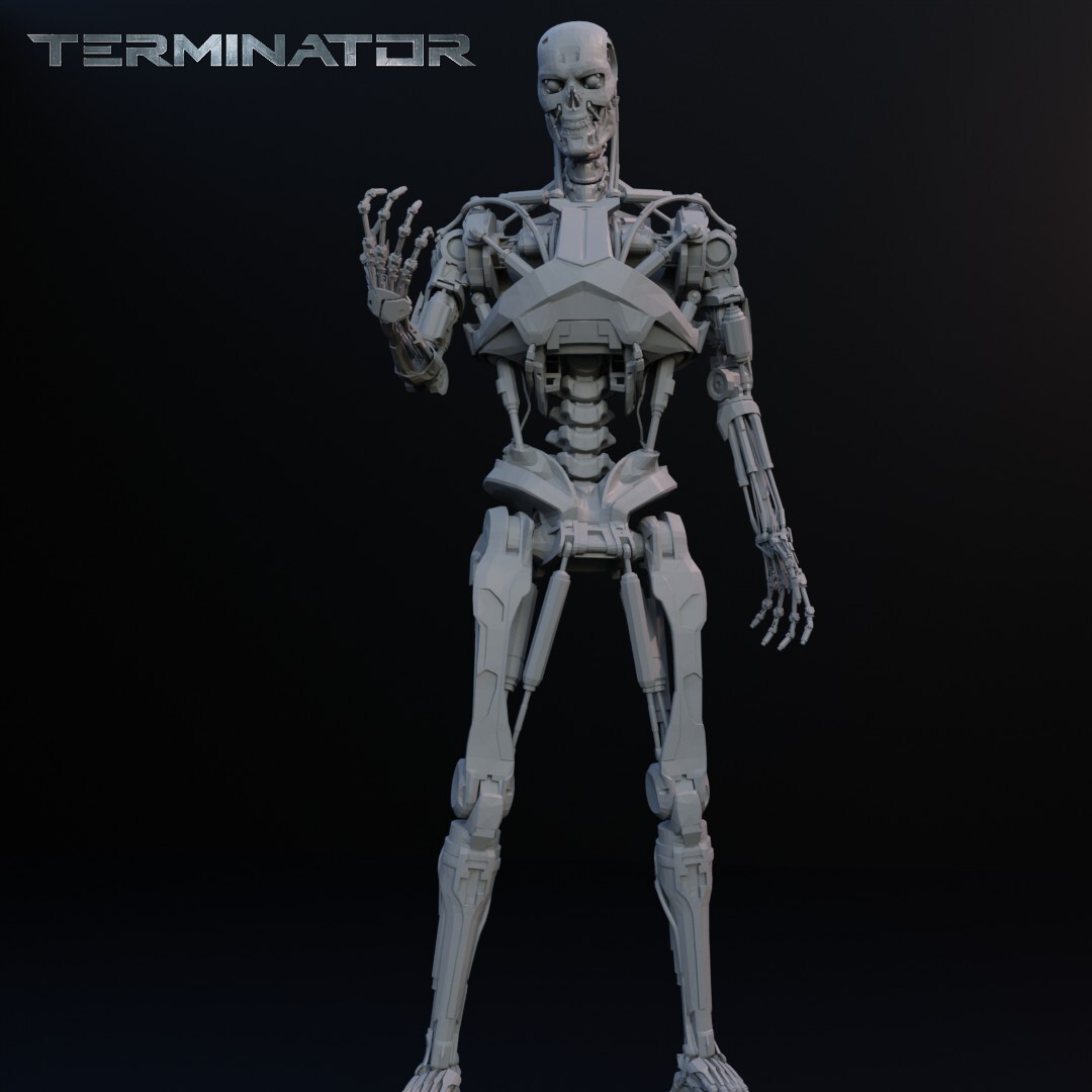 ArtStation - TERMINATOR - T800 STL