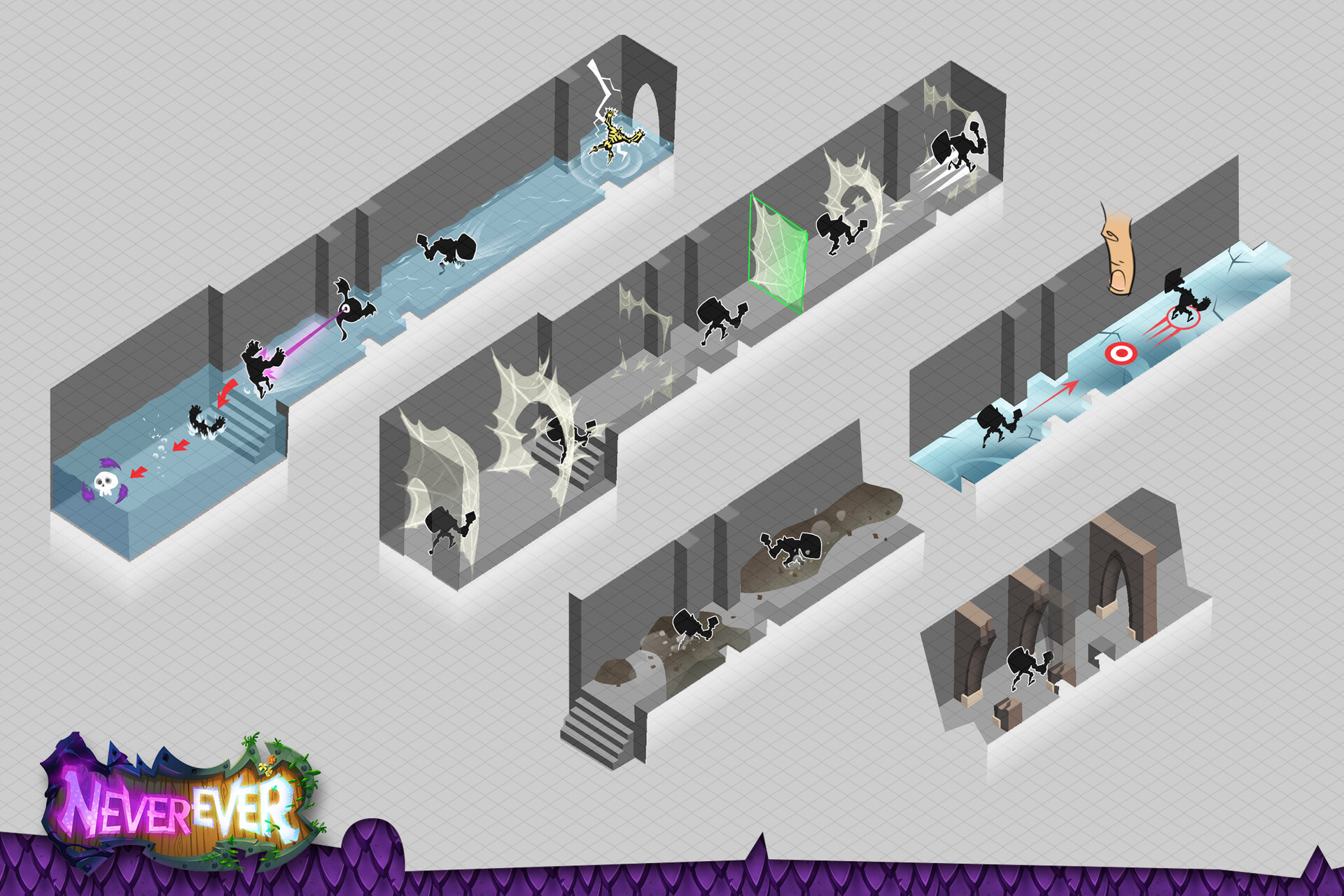 ArtStation - Gameplay Concepts for Neverever