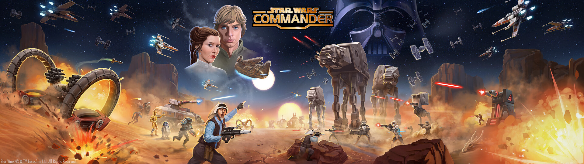 ArtStation - Star Wars: Commander - Evergreen Keyart