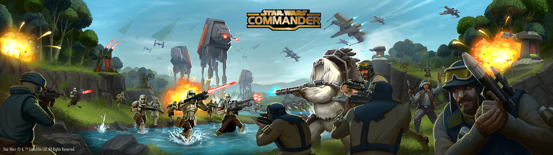 Matt Elser - Star Wars: Commander - Rogue One Key Art