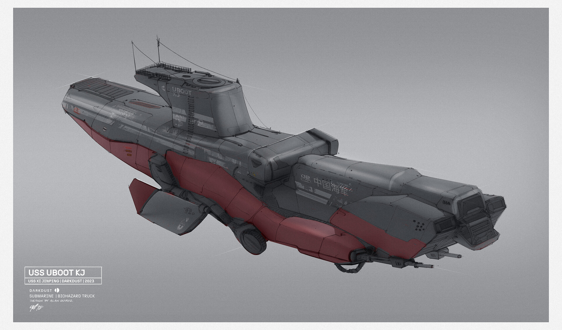 ArtStation - USS XI JINPING | 潜艇