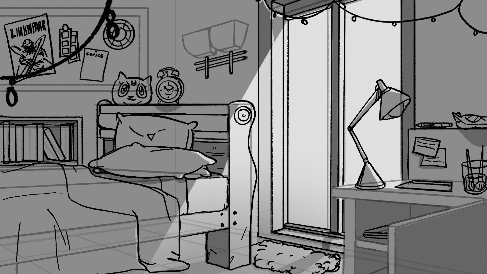 ArtStation - Andy (OC) Bedroom