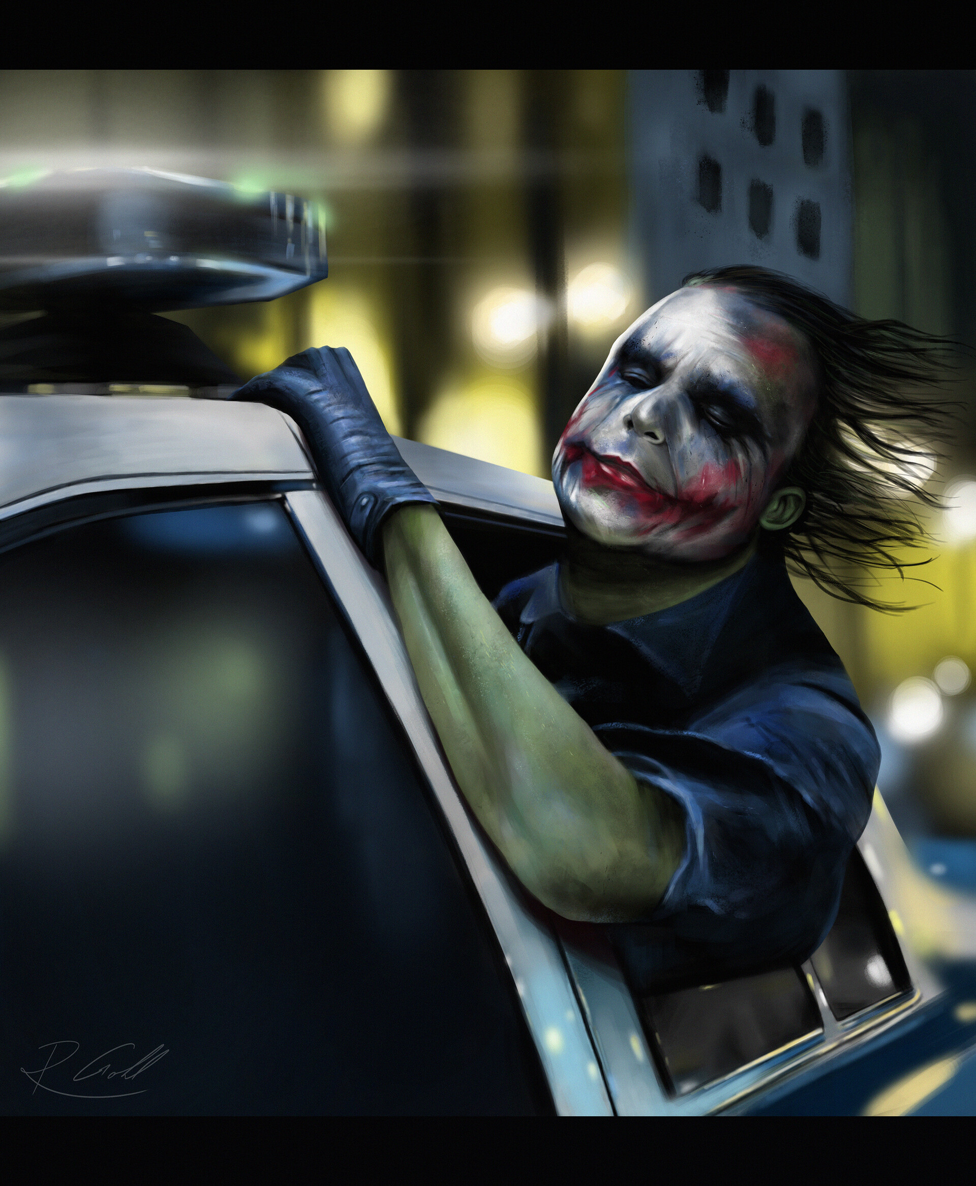 ArtStation - DIGITAL PAINTING - JOKER / Heath Ledger