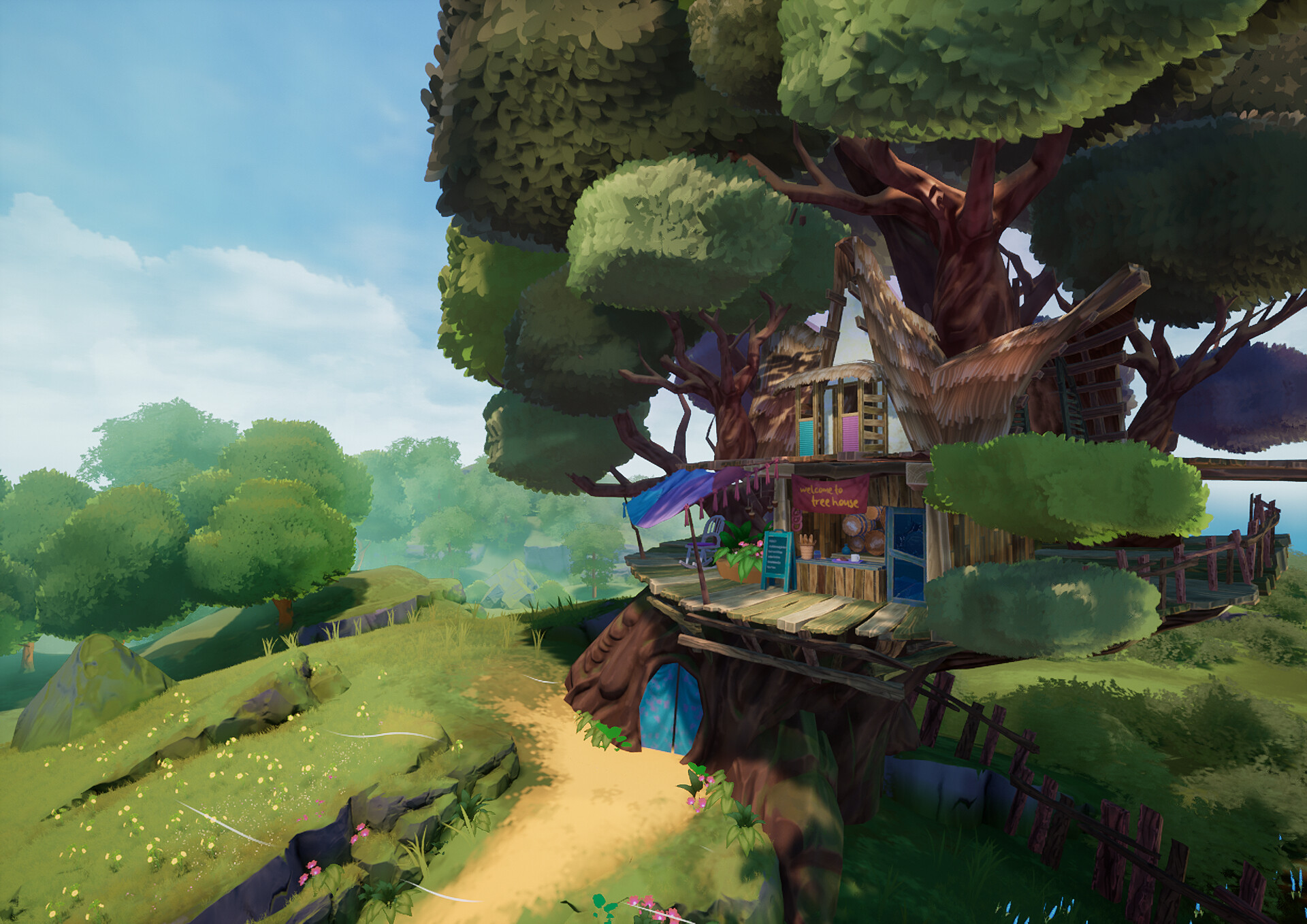 ZZONG - Stylized tree house