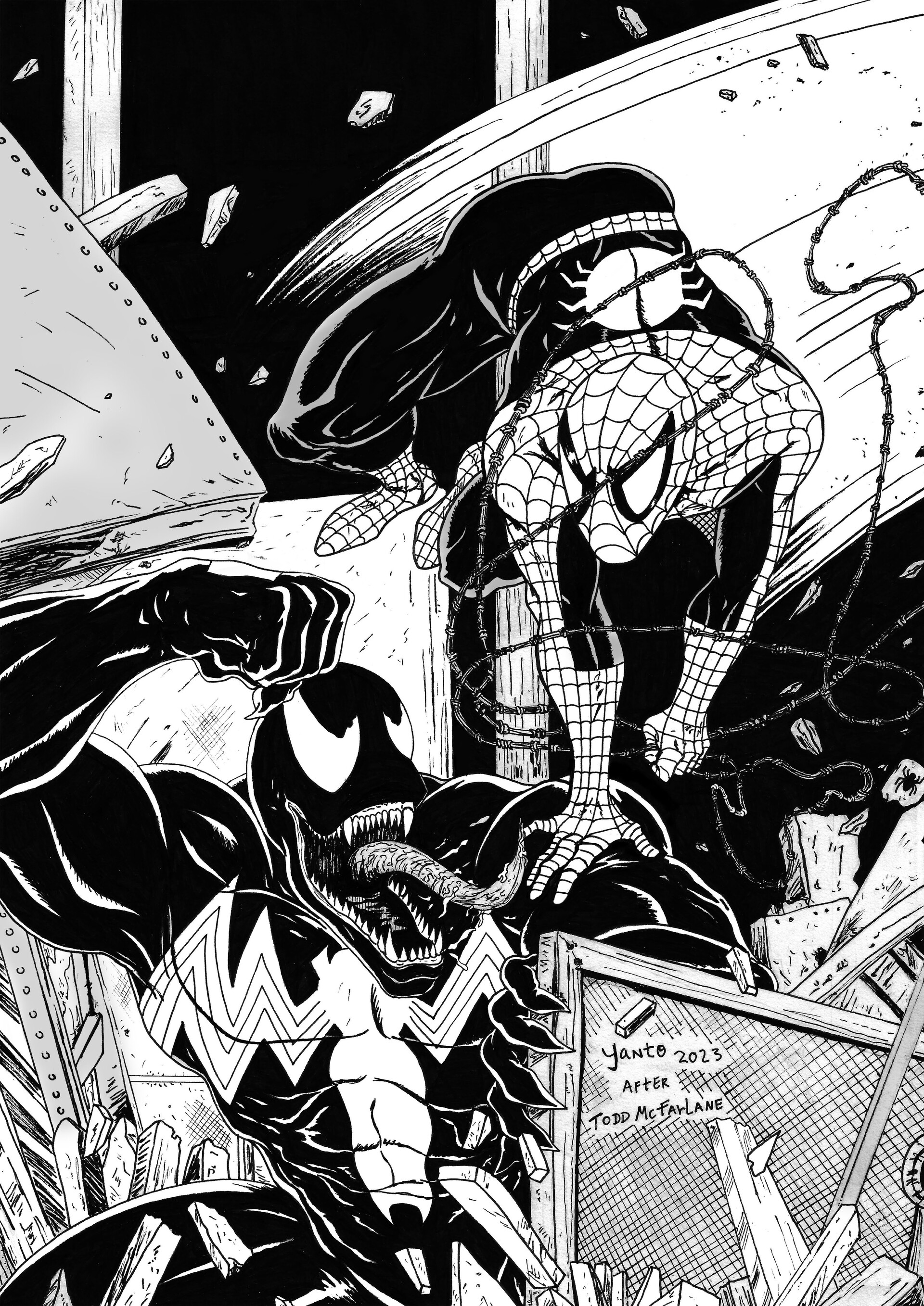 marvel coloring pages spiderman vs venom