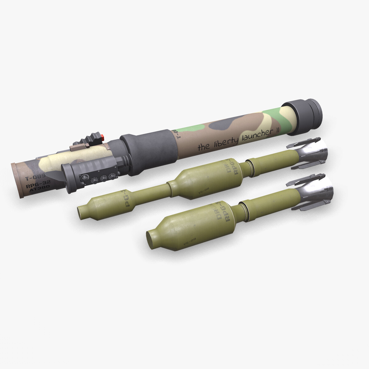 ArtStation - RPG-32 Anti-tank Rocket Launcher