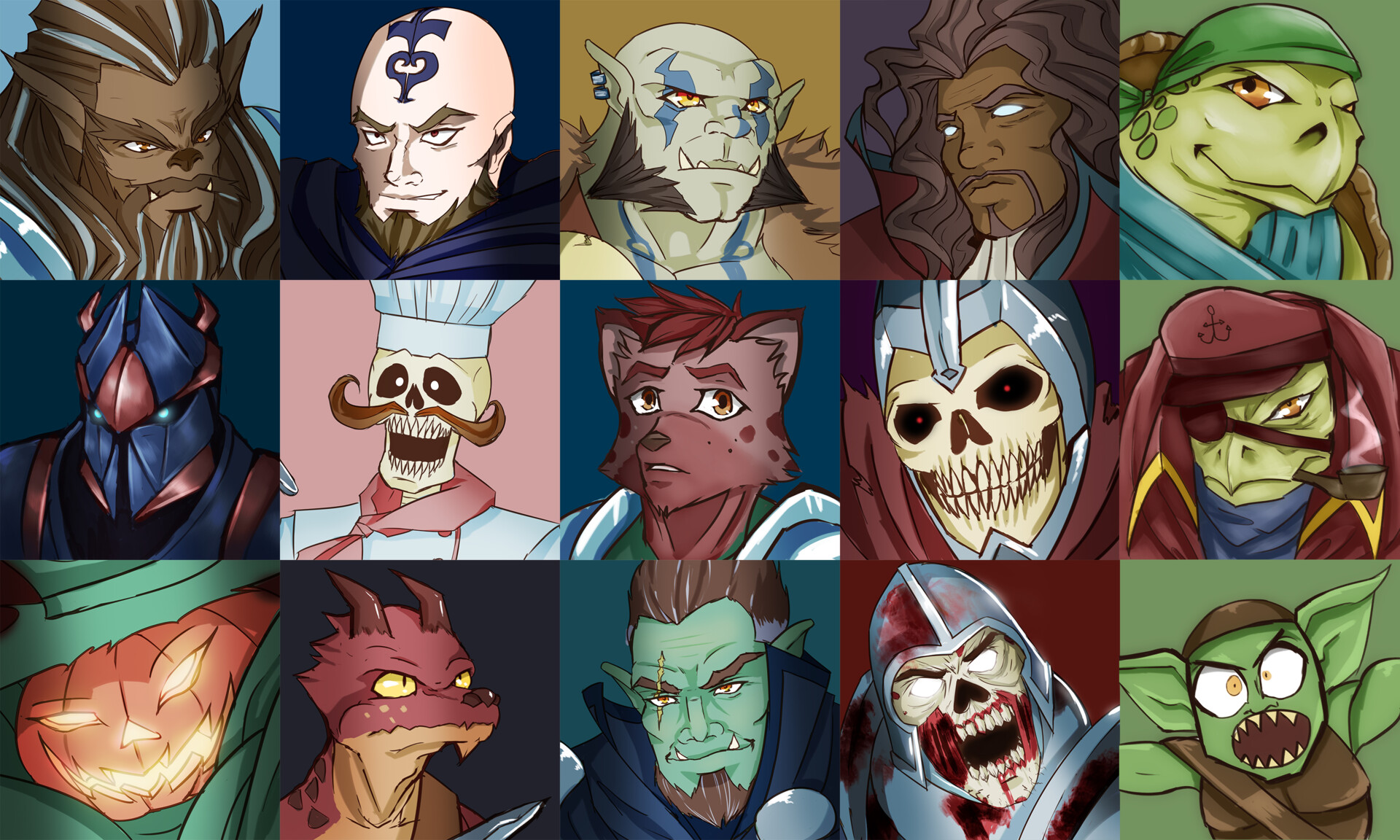 ArtStation - Homebrew DnD - Halloween themed