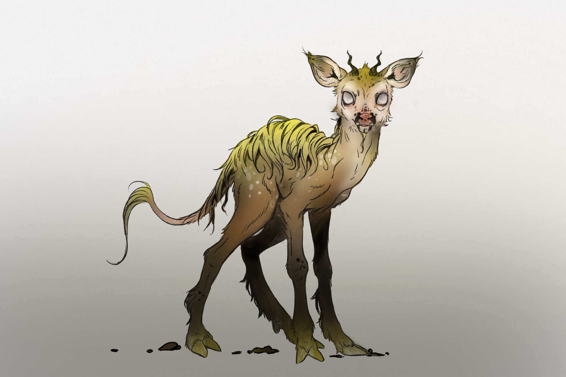 ArtStation - Swamp deer concept