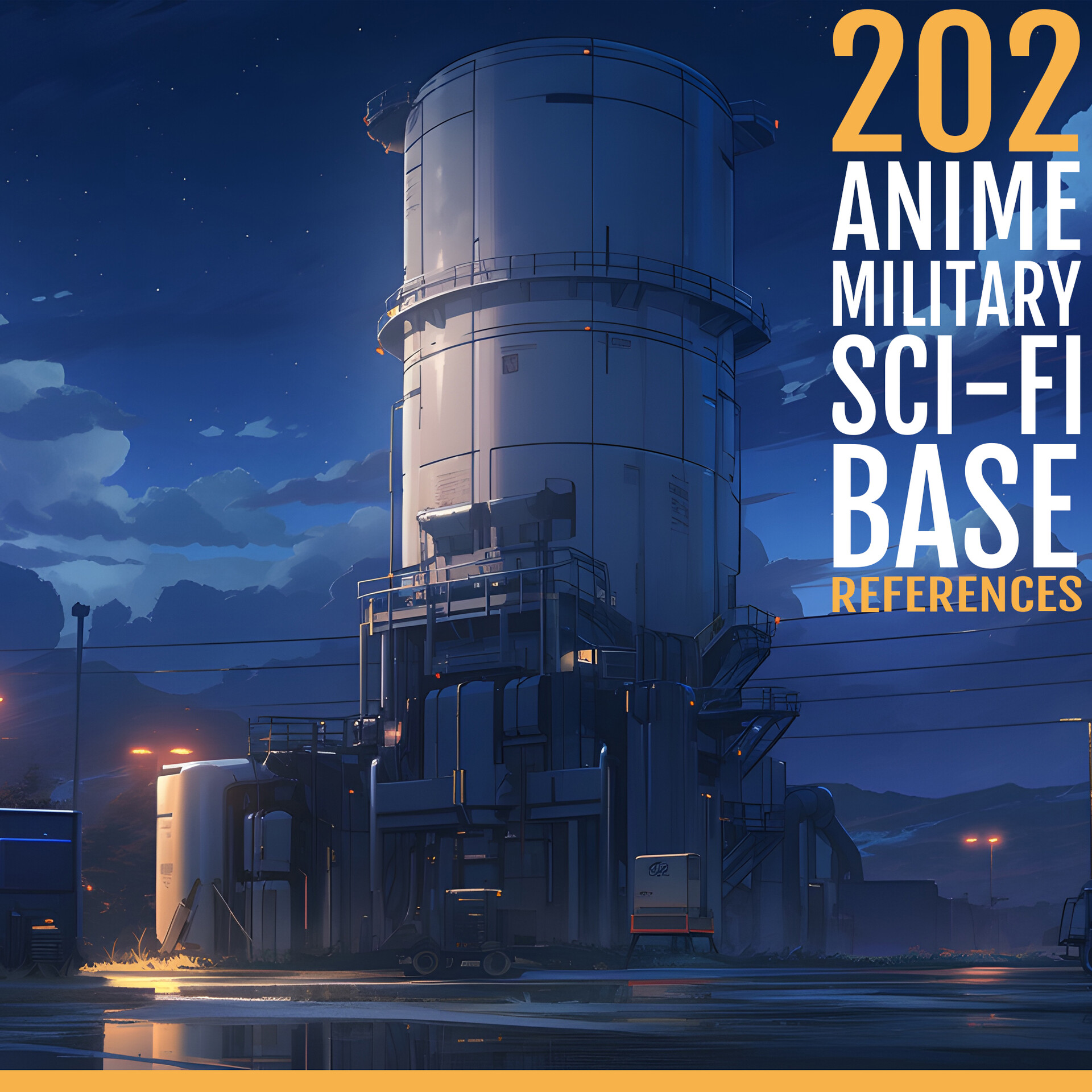 ArtStation - 202 Anime Military Sci-fi Base