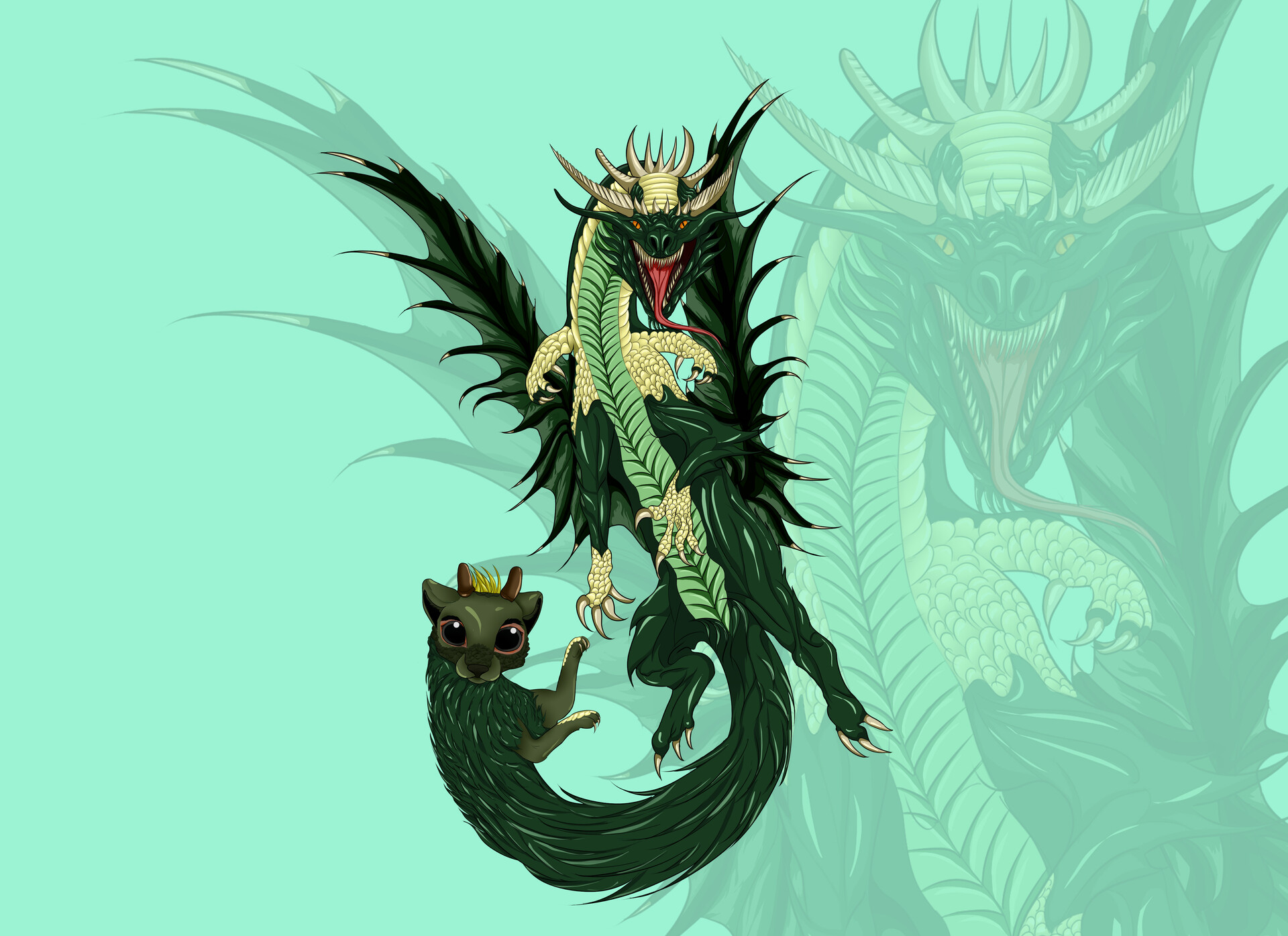 ArtStation - Dragon Creature