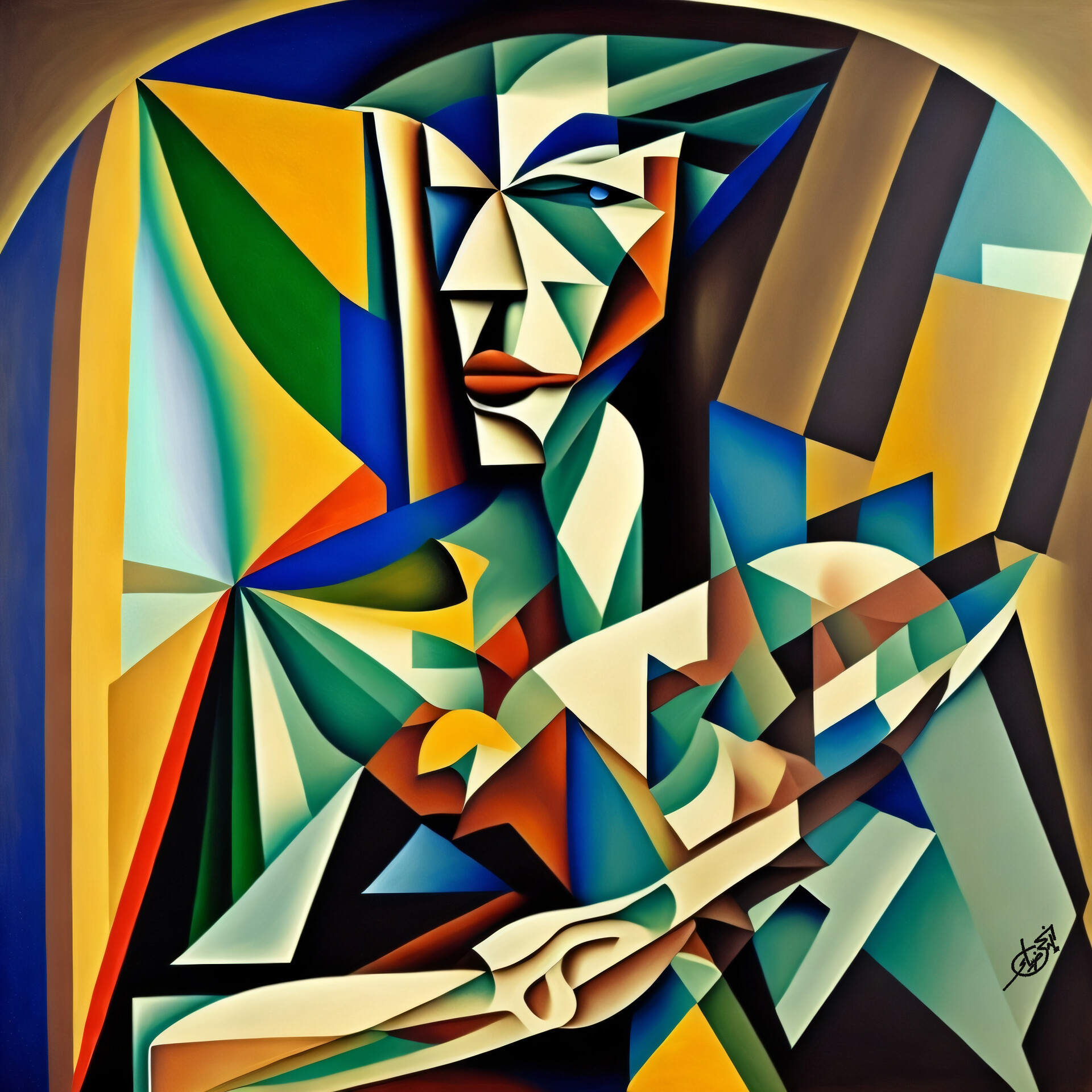ArtStation - Abstract, Cubism Design (Digital Painting)
