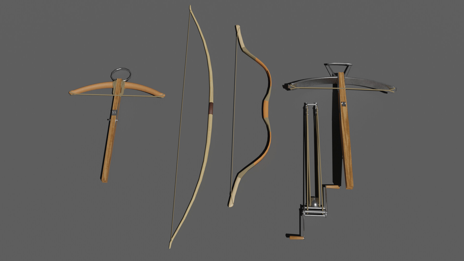 ArtStation - Medieval Bows