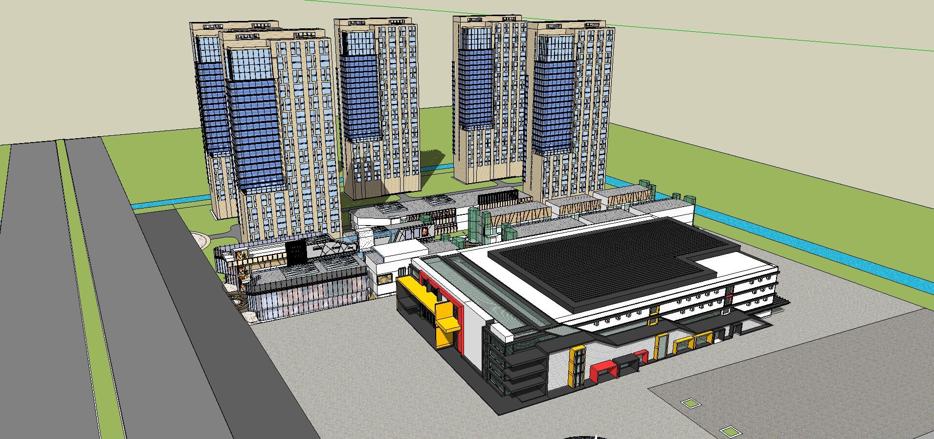 ArtStation - City-Office Building-Commercial-064