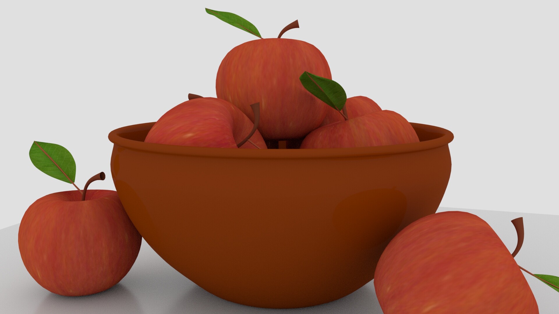 ArtStation - 3D Apple Bucket