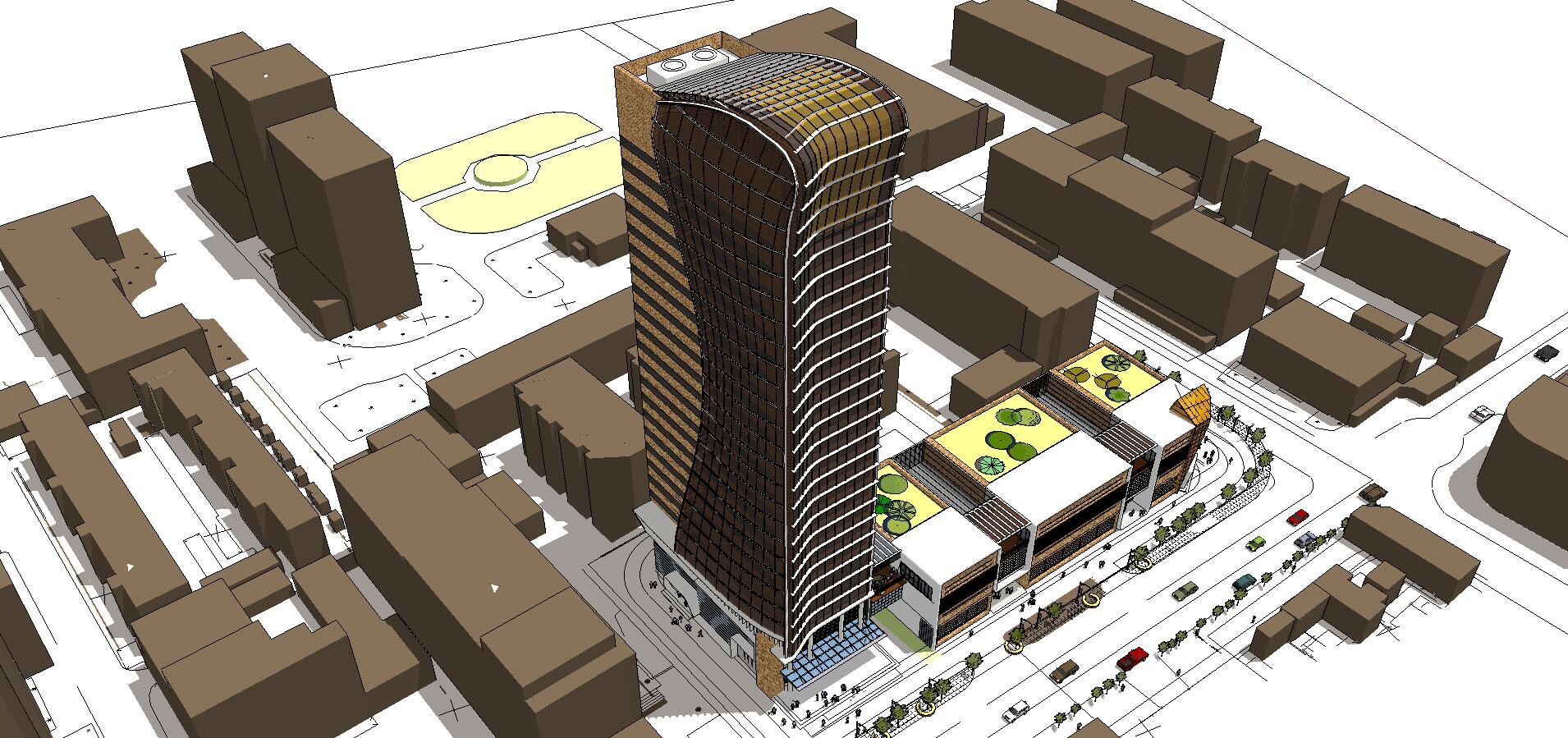 ArtStation - City-Office Building-Commercial-080