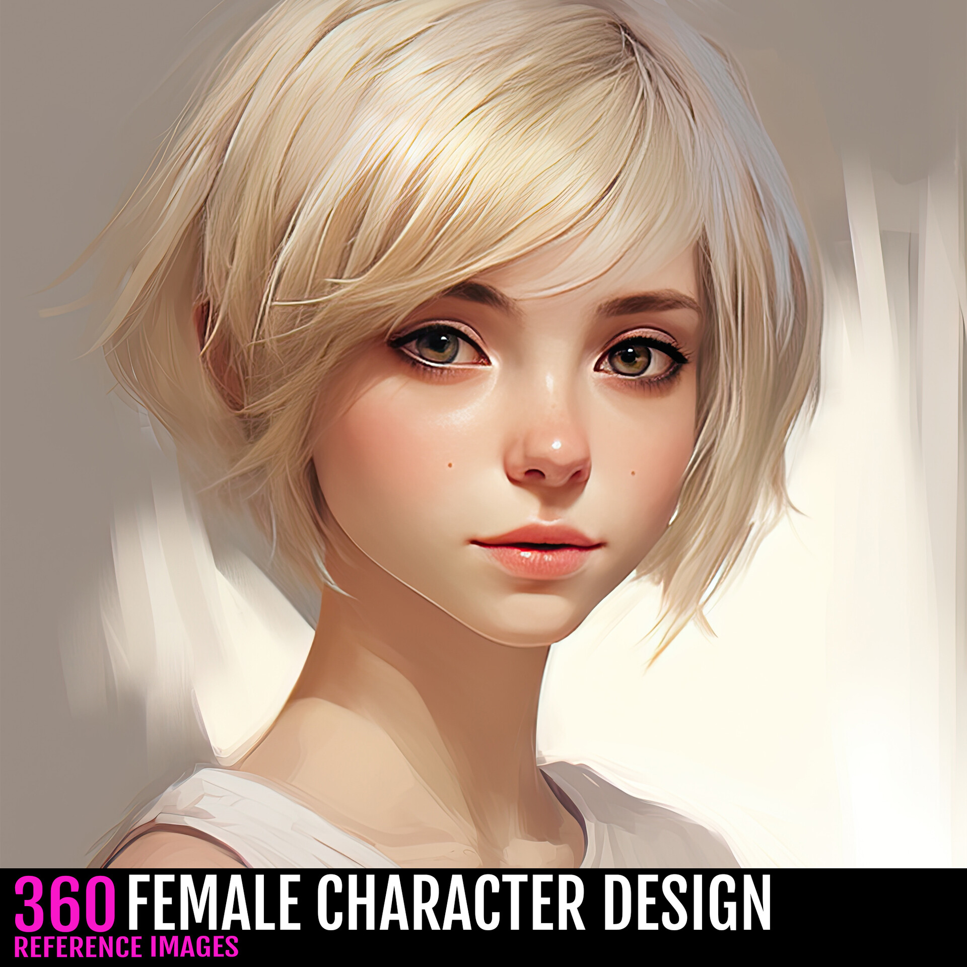 ArtStation - 360 FEMALE CHARACTER DESIGN / 4K