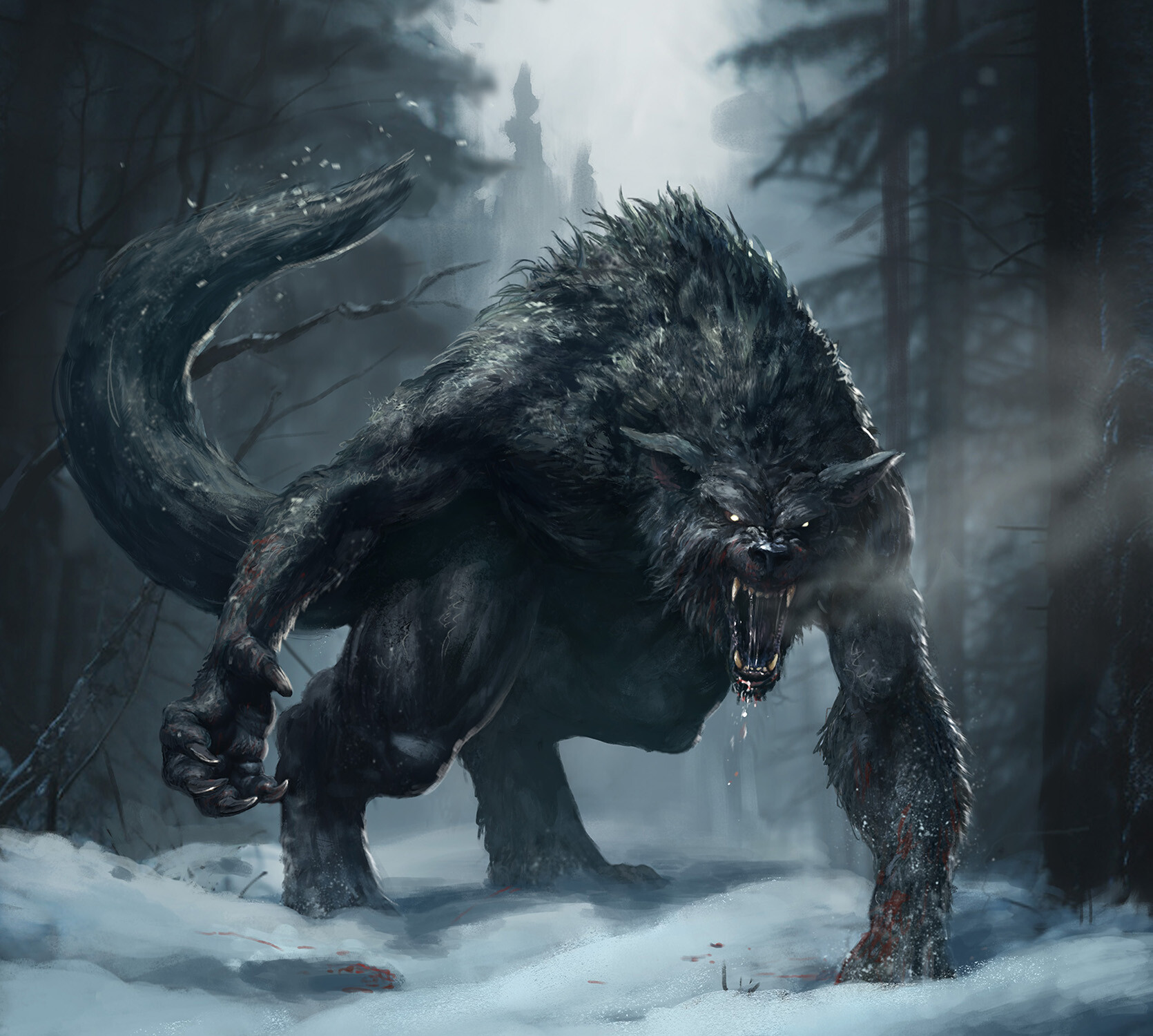 Werewolf Anime Wallpaper A Cute Little Scraggly Werewolf Animation I