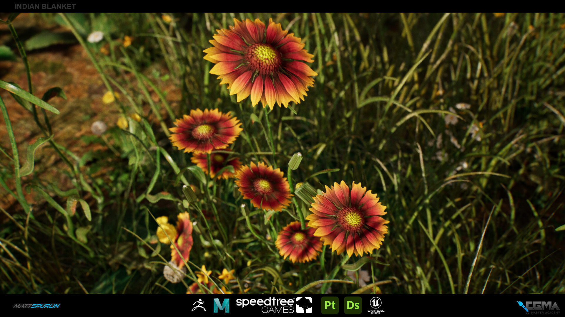 Matt Spurlin - CGMA: Vegetation and Plants for Games, Final Results in ...