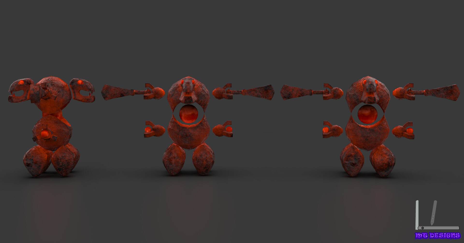 ArtStation - Magma Golems