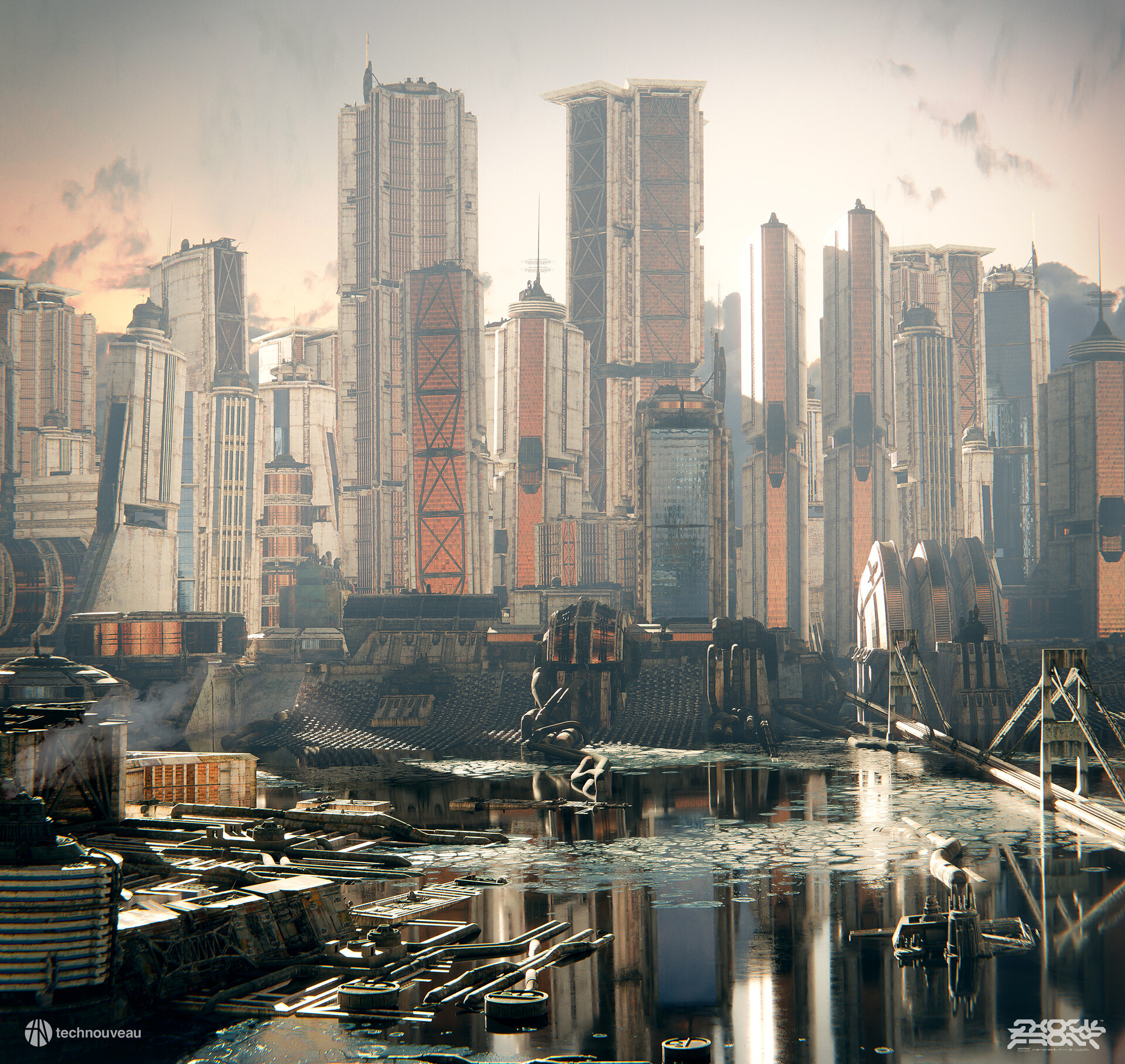 ArtStation - Cyberpunk City