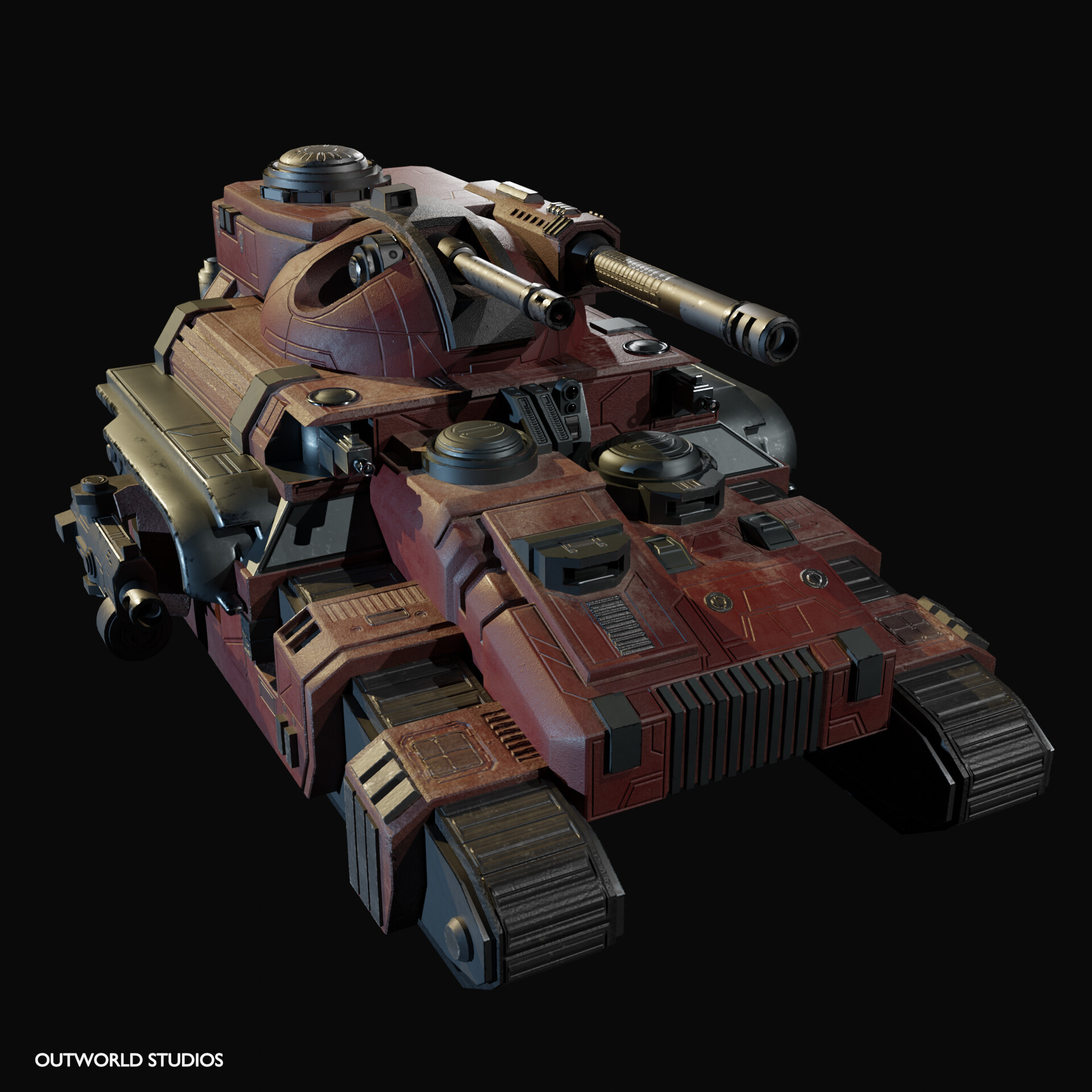 ArtStation - 40k Kratos Tank WIP