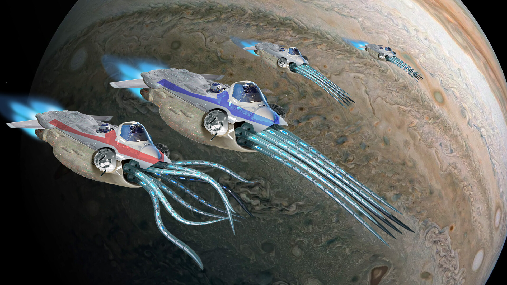 ArtStation - Mon Calamari Starfighter