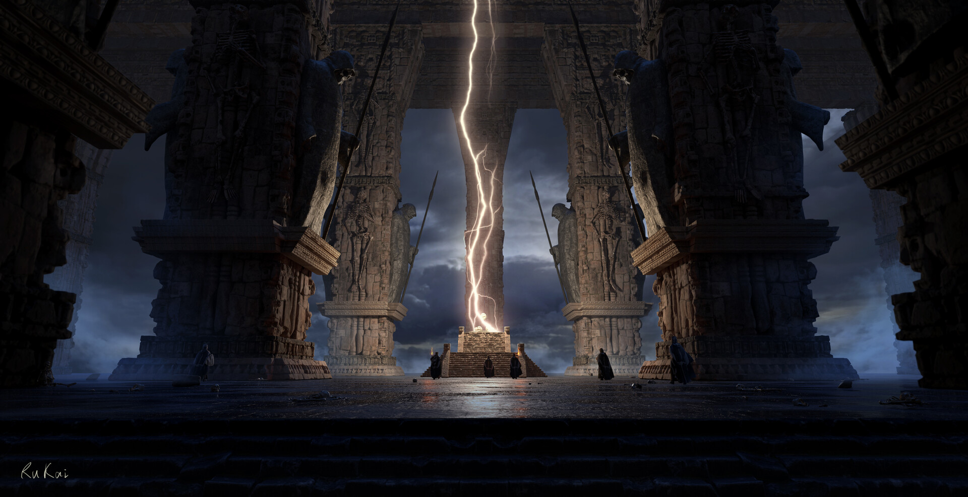 ArtStation - Skull Temple