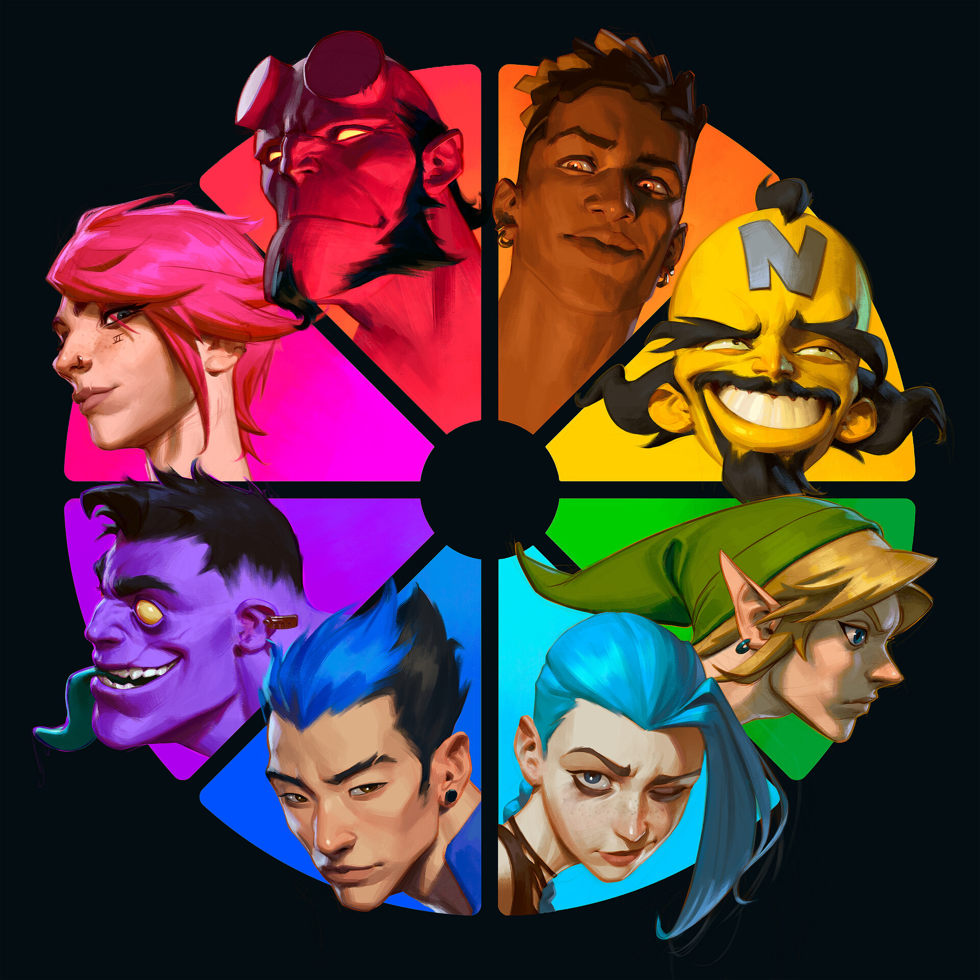 ArtStation - Color wheel challenge