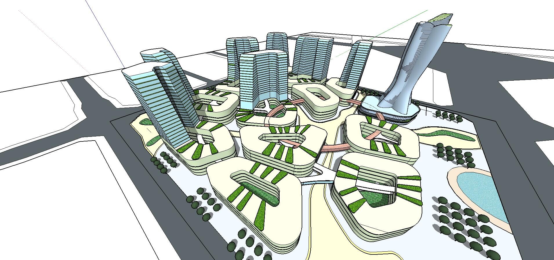 ArtStation - City-Office Building-Commercial-0170