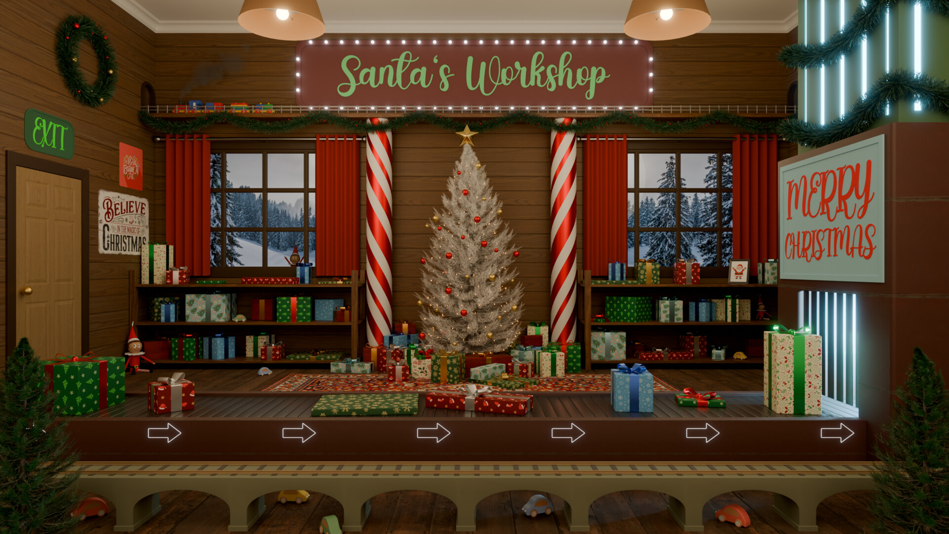 ArtStation - Santa's Workshop