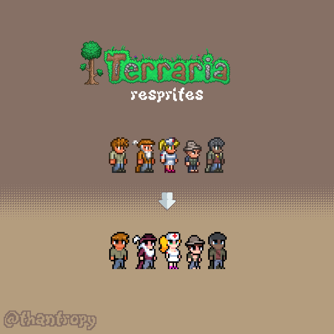 ArtStation - Terraria Resprites