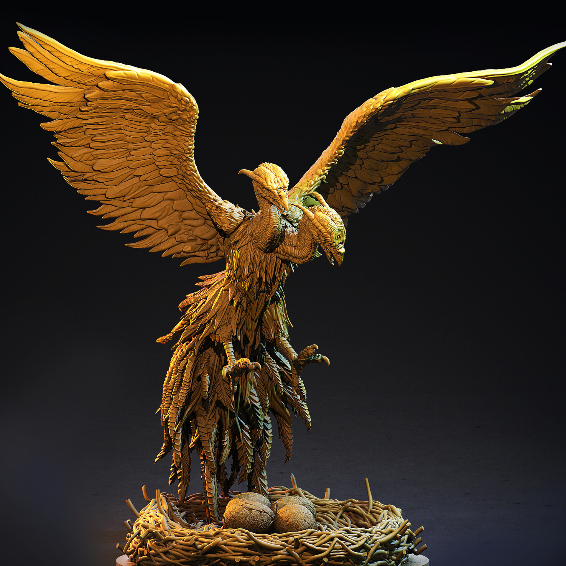 ArtStation - 2-Headed Roc