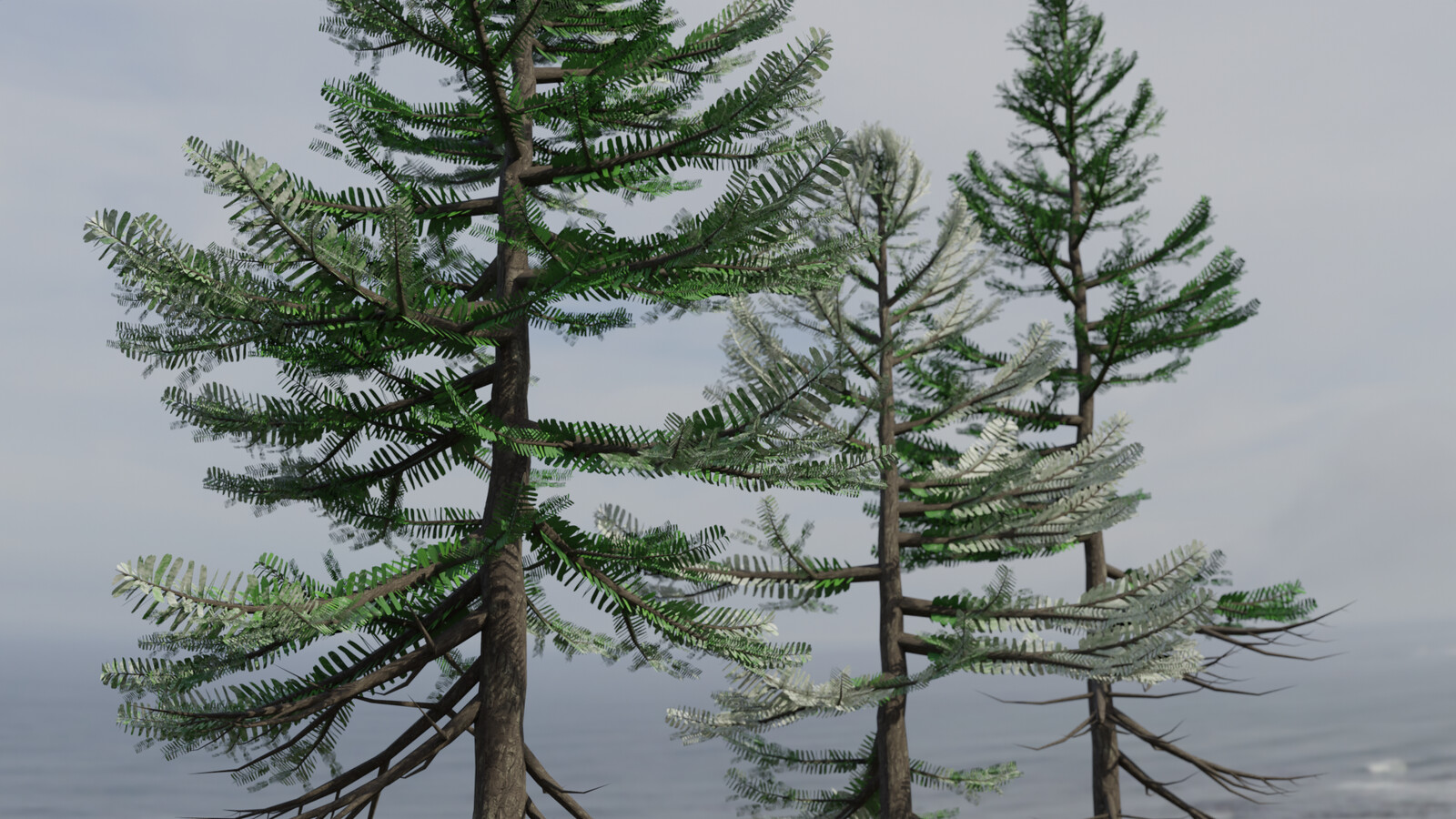 Gyni_X - Technical Art | Procedural Spruce/Fir tree-Geometry Nodes