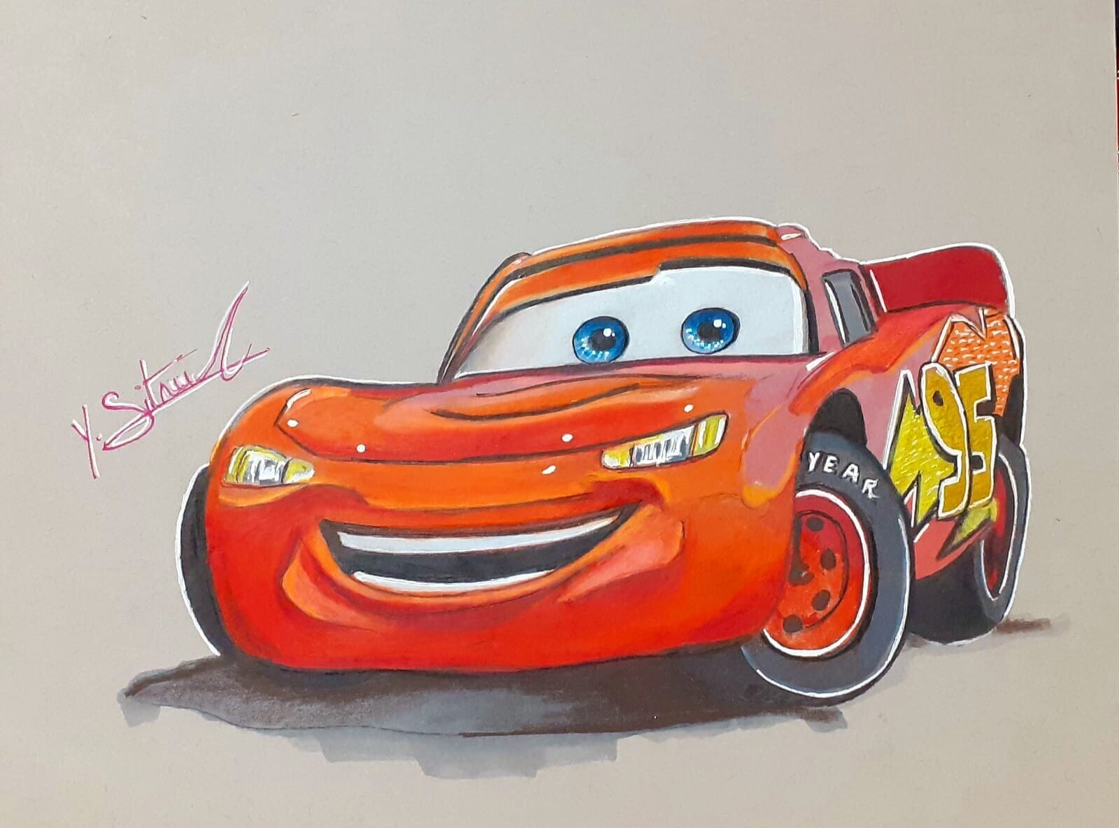 ArtStation - Lightning Mcqueen
