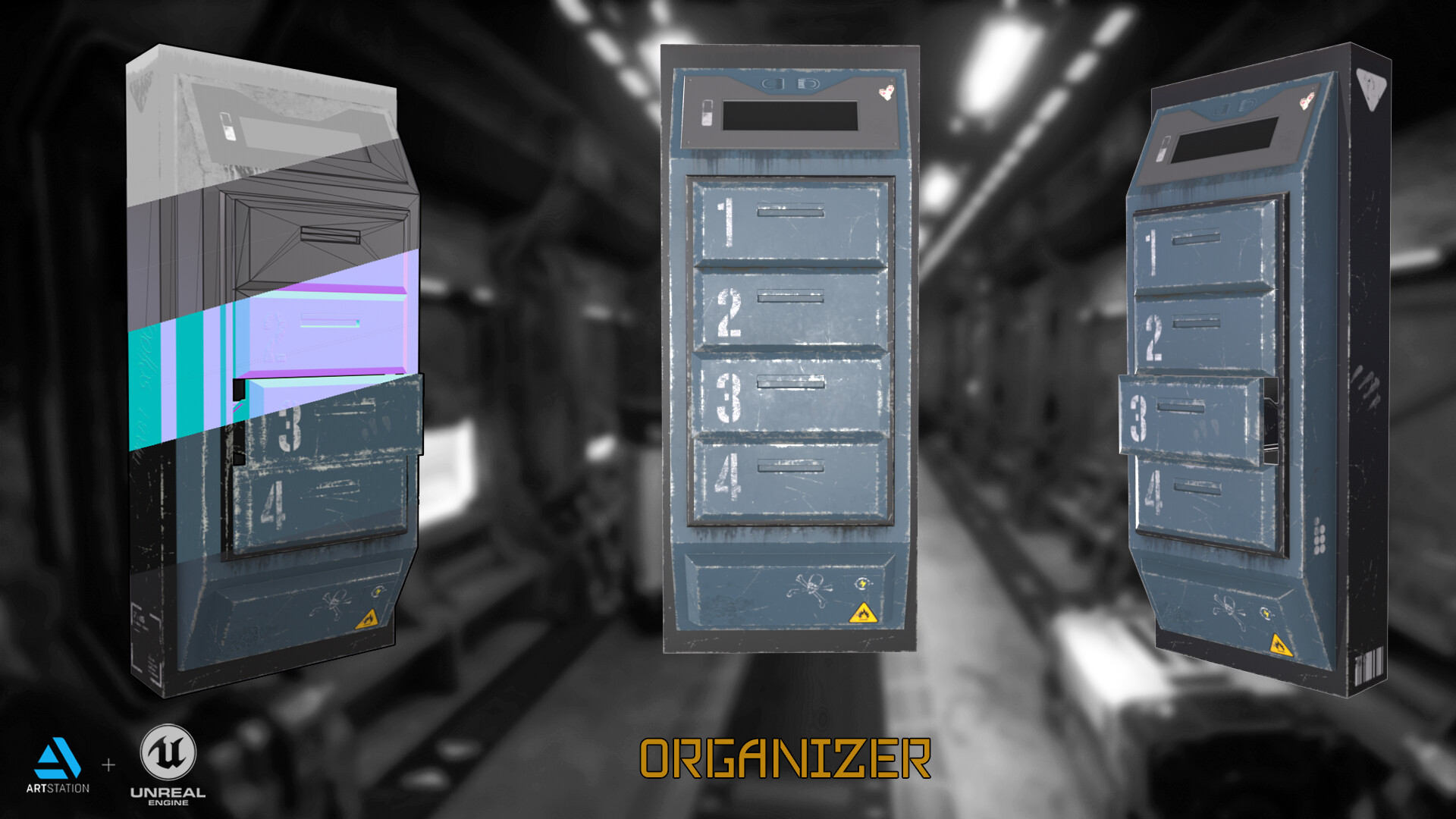 Viktor Ustinov - Modular sci-fi corridor