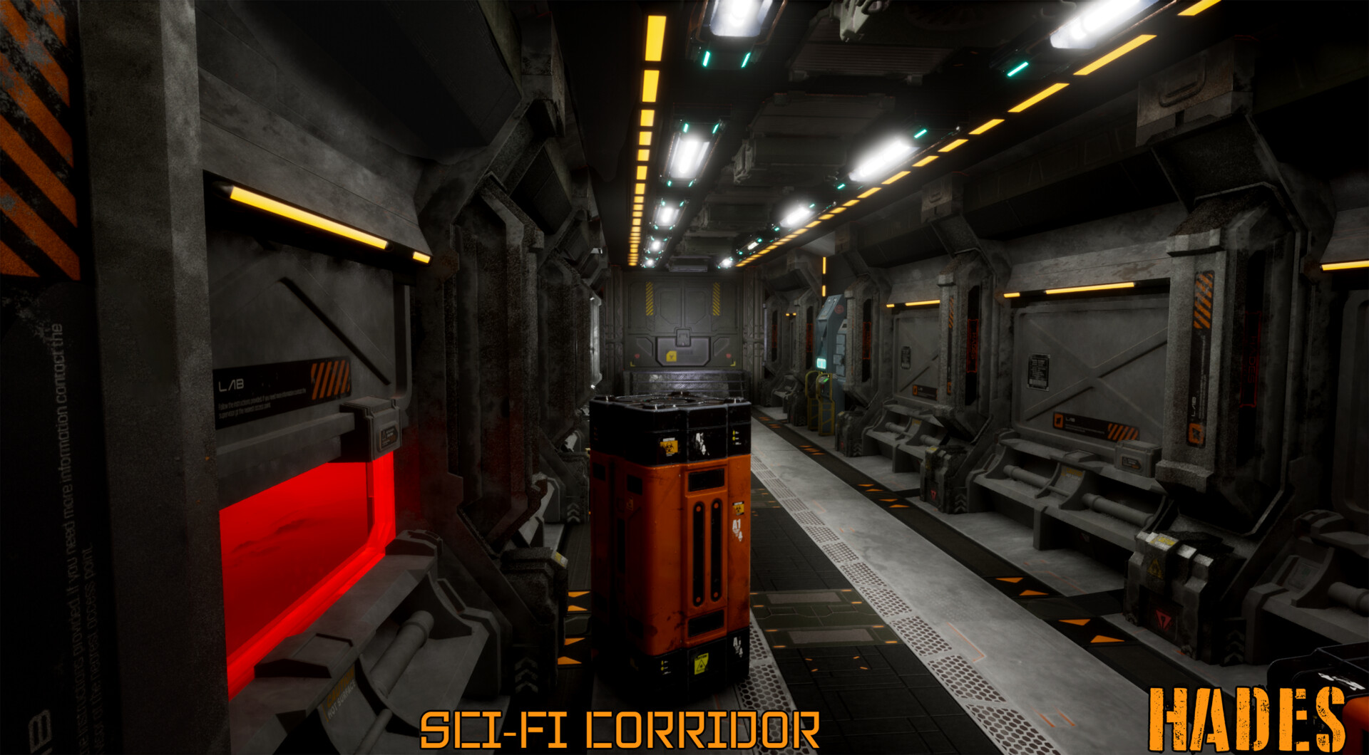 Viktor Ustinov - Modular sci-fi corridor