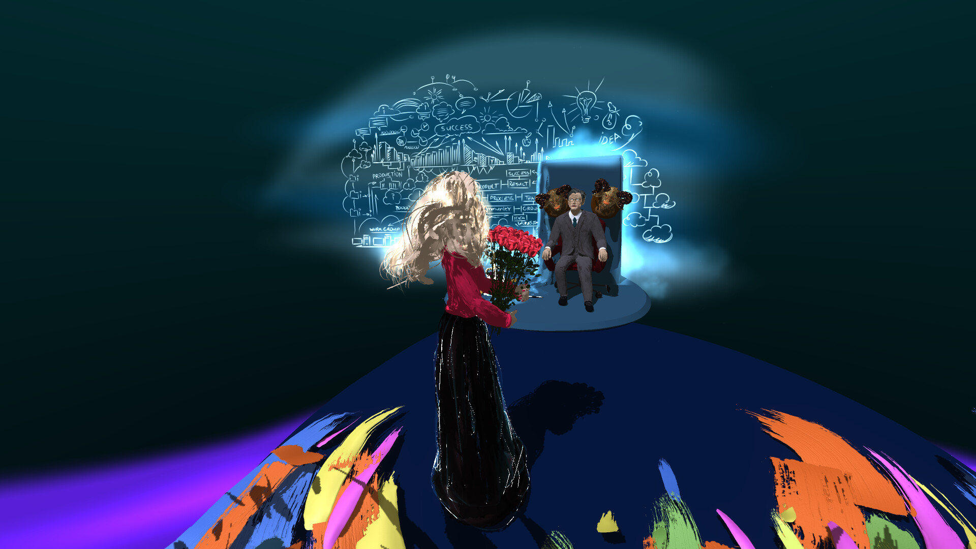 JelenaJaArt - Major Arcana "The Emperor" / Virtual Reality Painting ...