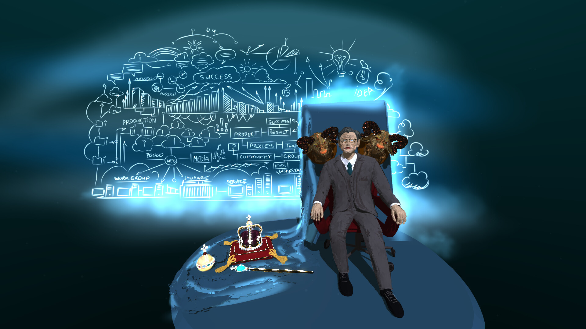 JelenaJaArt - Major Arcana "The Emperor" / Virtual Reality Painting ...