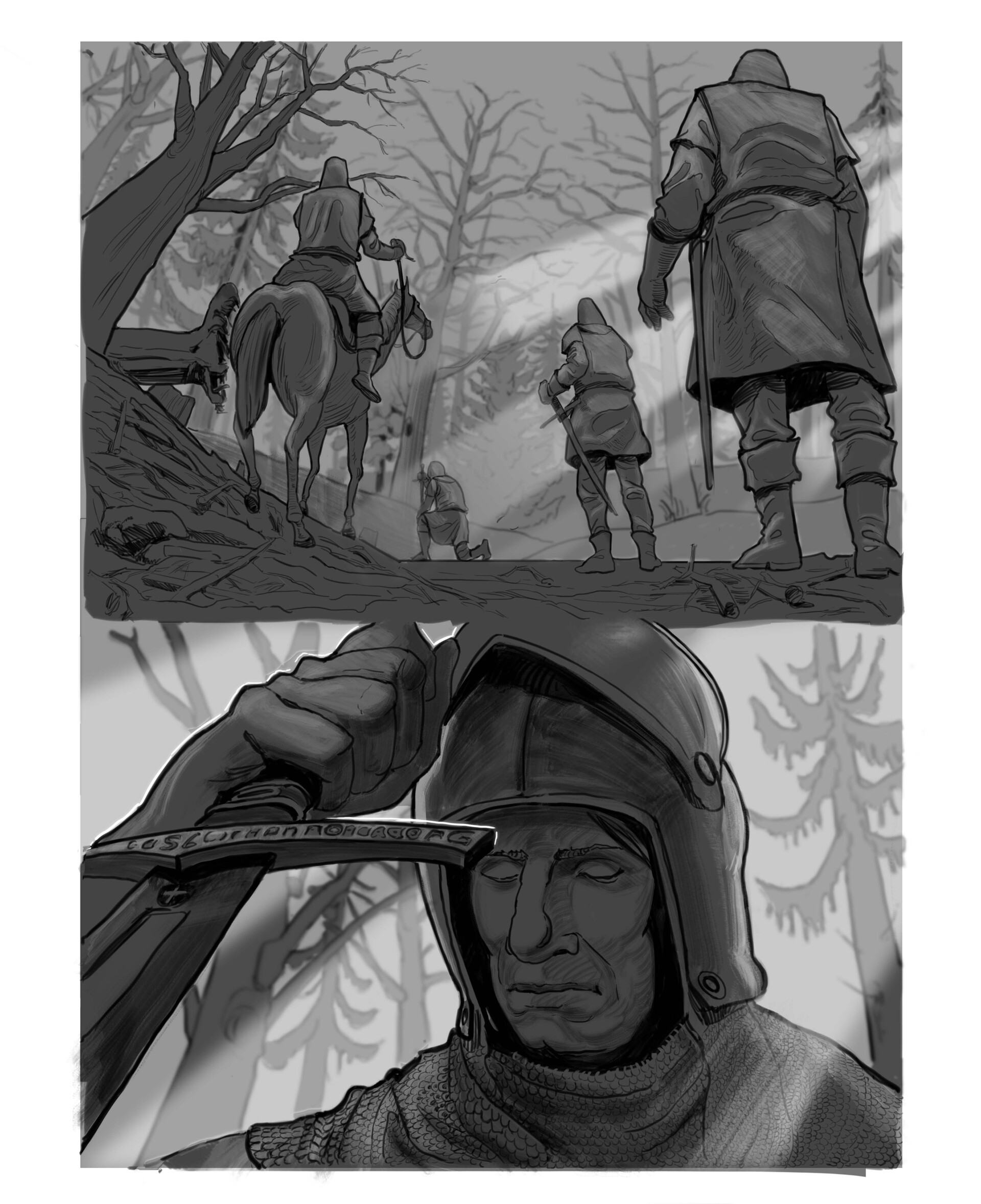 ArtStation - Storyboad composition 02