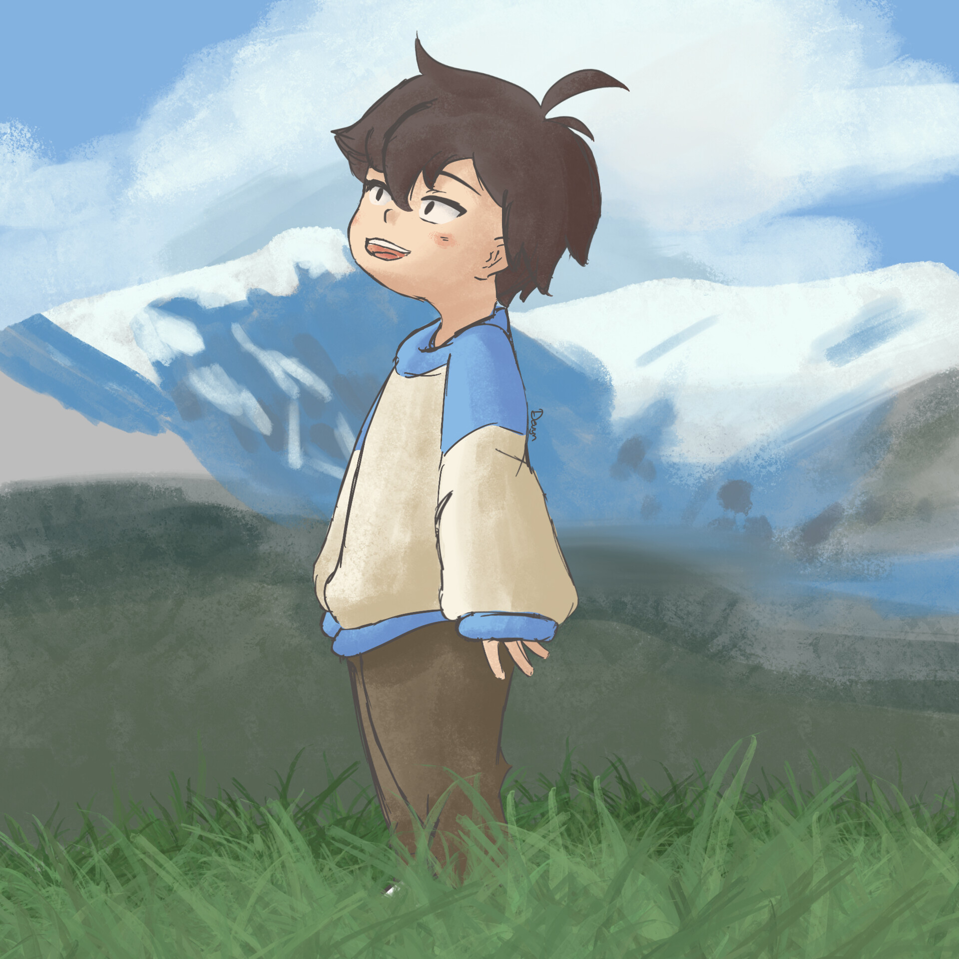 ArtStation - Boy Outside