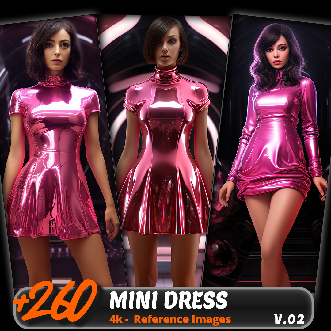 ArtStation - MINI DRESS VOL.02/ 4K/ Reference Image