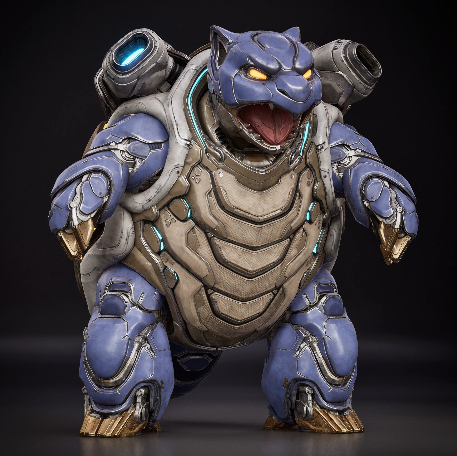 Frederic Daoust - Pokemon - Mecha Blastoise